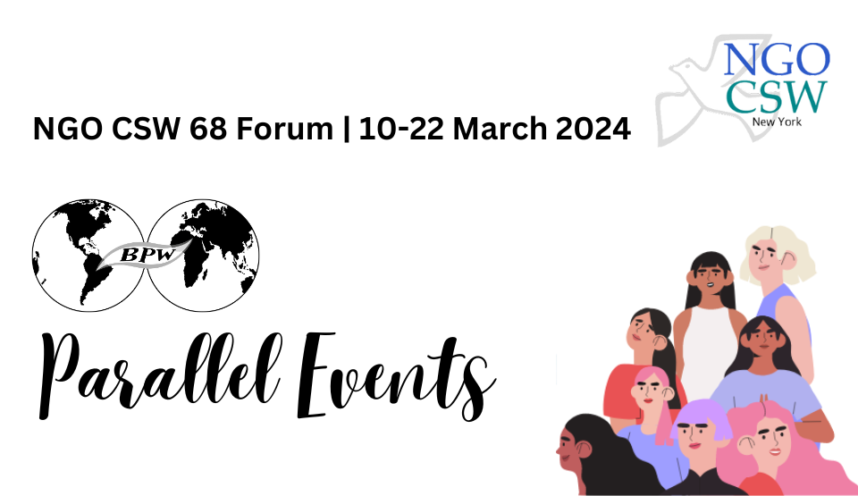 CSW68 - All BPW Parallel Events - Virtual & In-Person - Save the Dates ...