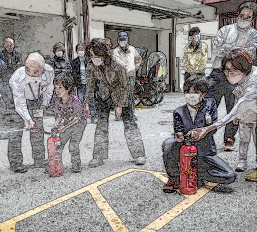 避難訓練 - NPO法人 ぽこぽらんど pocopoland