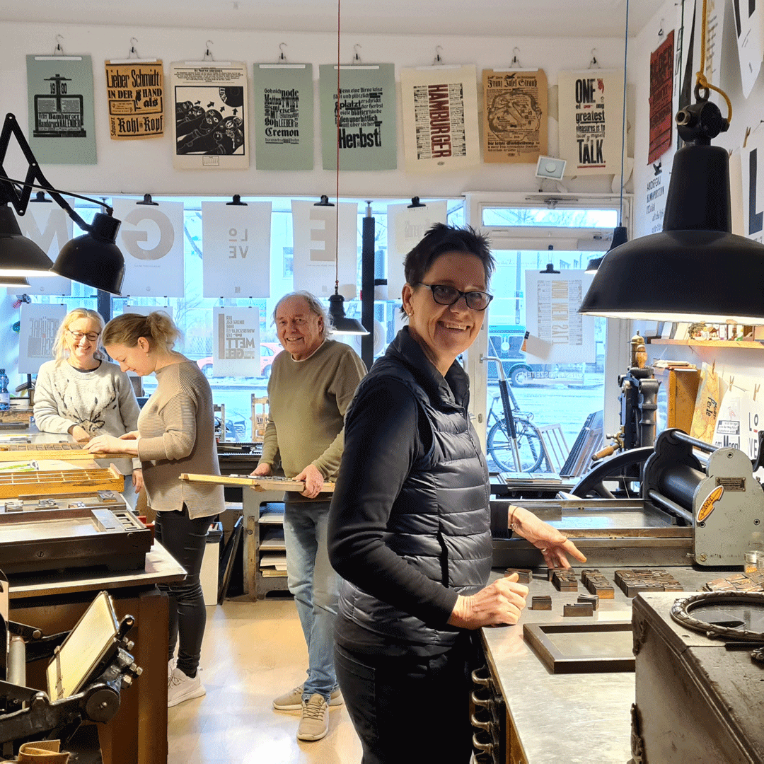 Begehrte Workshops - Typografie und Handsatz Hamburg
