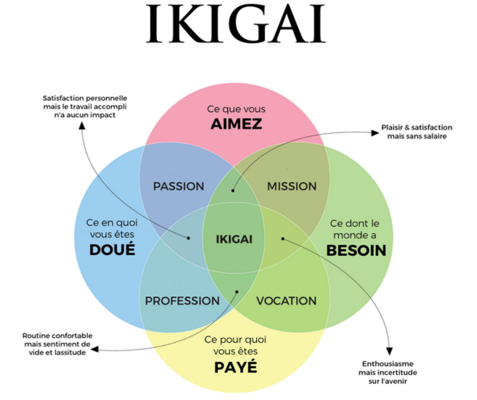Comment trouver sa voie grâce à l'Ikigai ? - Site de mybodyyoga