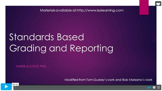 Standards Based Grading and Reporting - TEN Digital Library | Resources ...