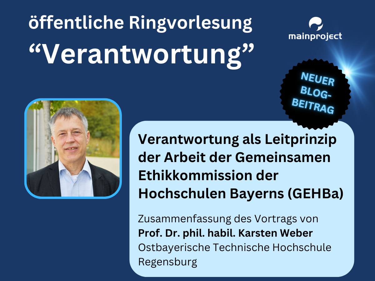 Ringvorlesung: Verantwortung als Leitprinzip der Arbeit der Gemeinsamen Ethikkommission der ...