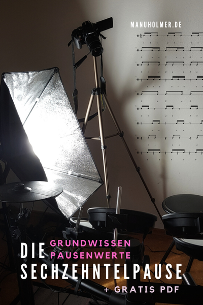 Sechzehntelpause: Grundwissen zum Pausenwert - Manu Holmer - Schlagzeug ...