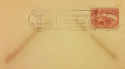 Philippine Slogan Cancellation Covers of 1949, 1953 and 1954 - Expressions