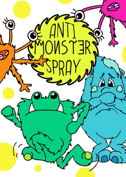 Anti-Monster-Spray Etiketten - Johannstochter Handgemachte Schultüten ...