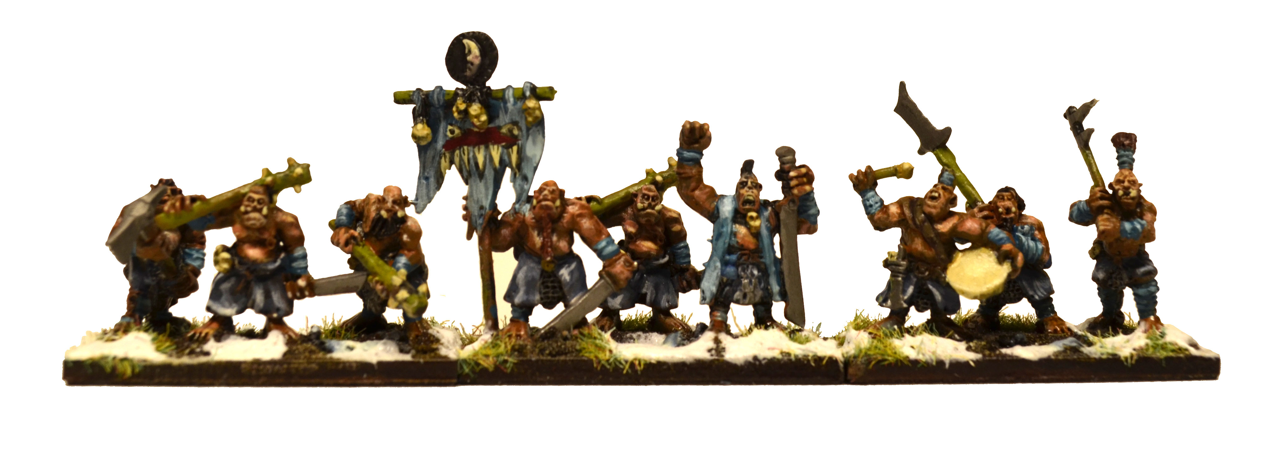Ogres painted by Christof Simons - blackgateminiatures