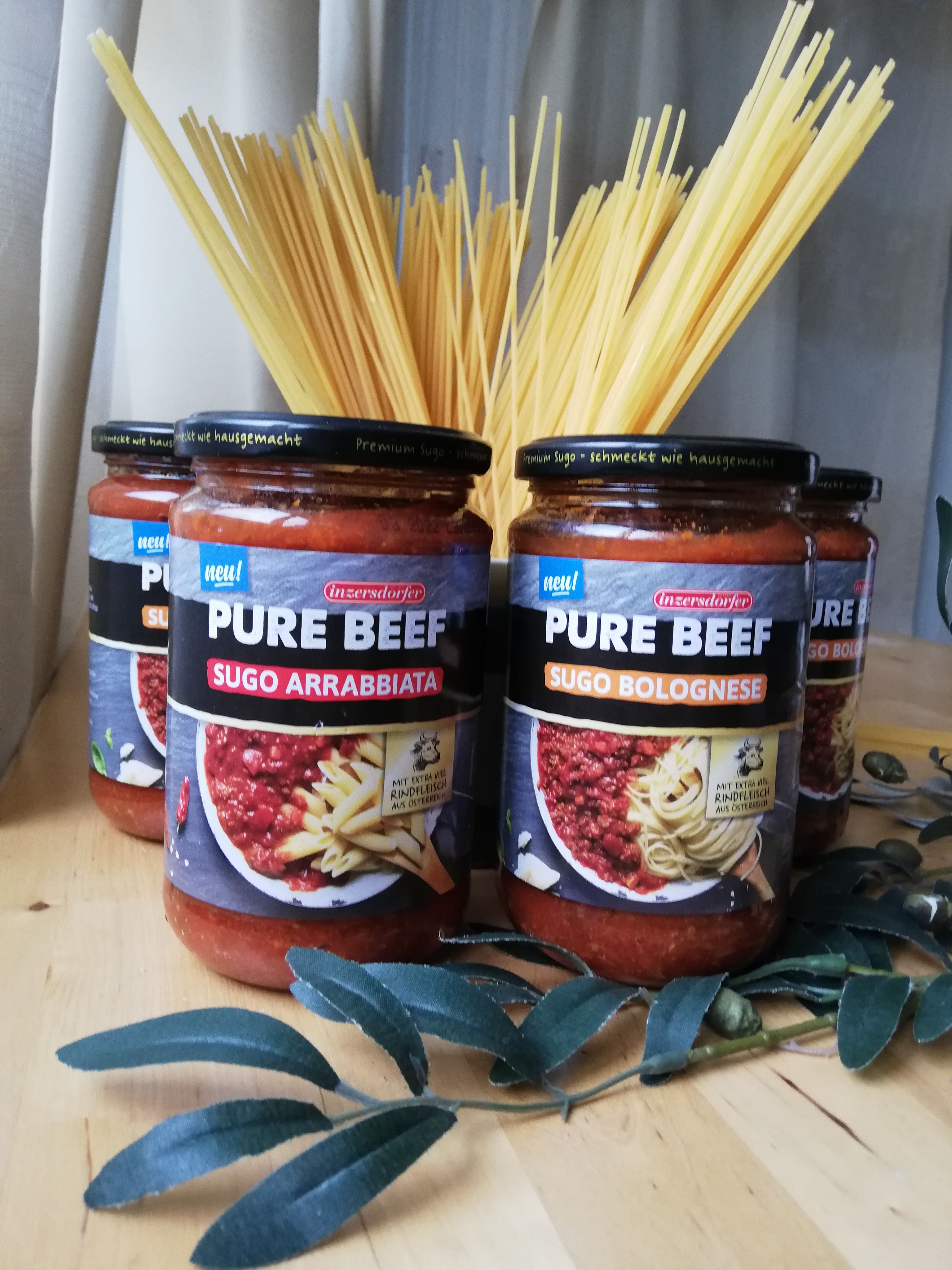 Inzersdorfer PURE BEEF Sugo - testingmoms Webseite!