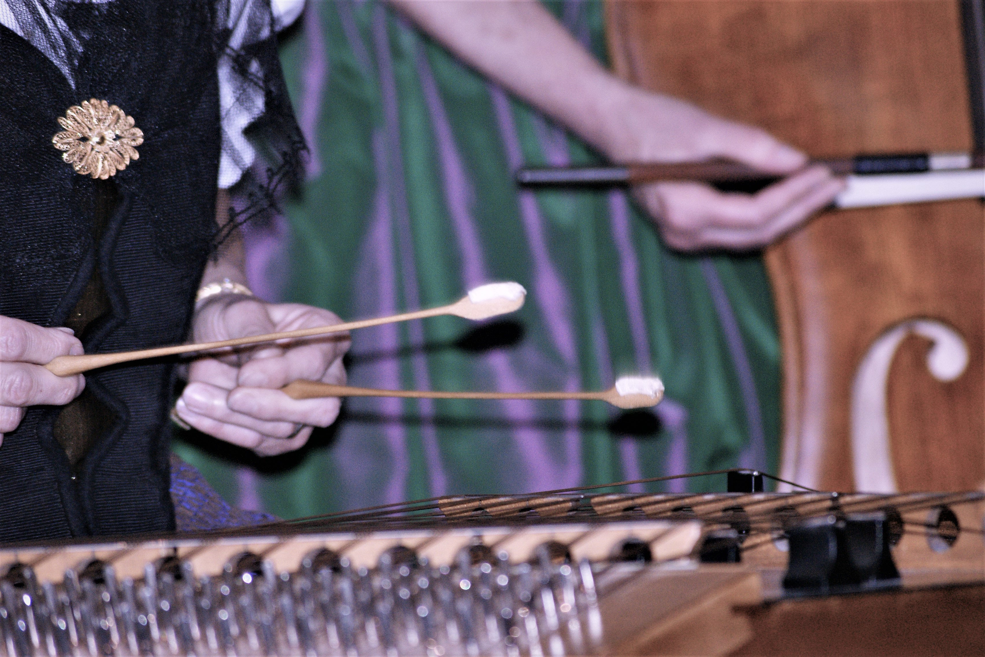 Brigitte Meier spielt Hackbrett - Appezeller Frauestriichmusig