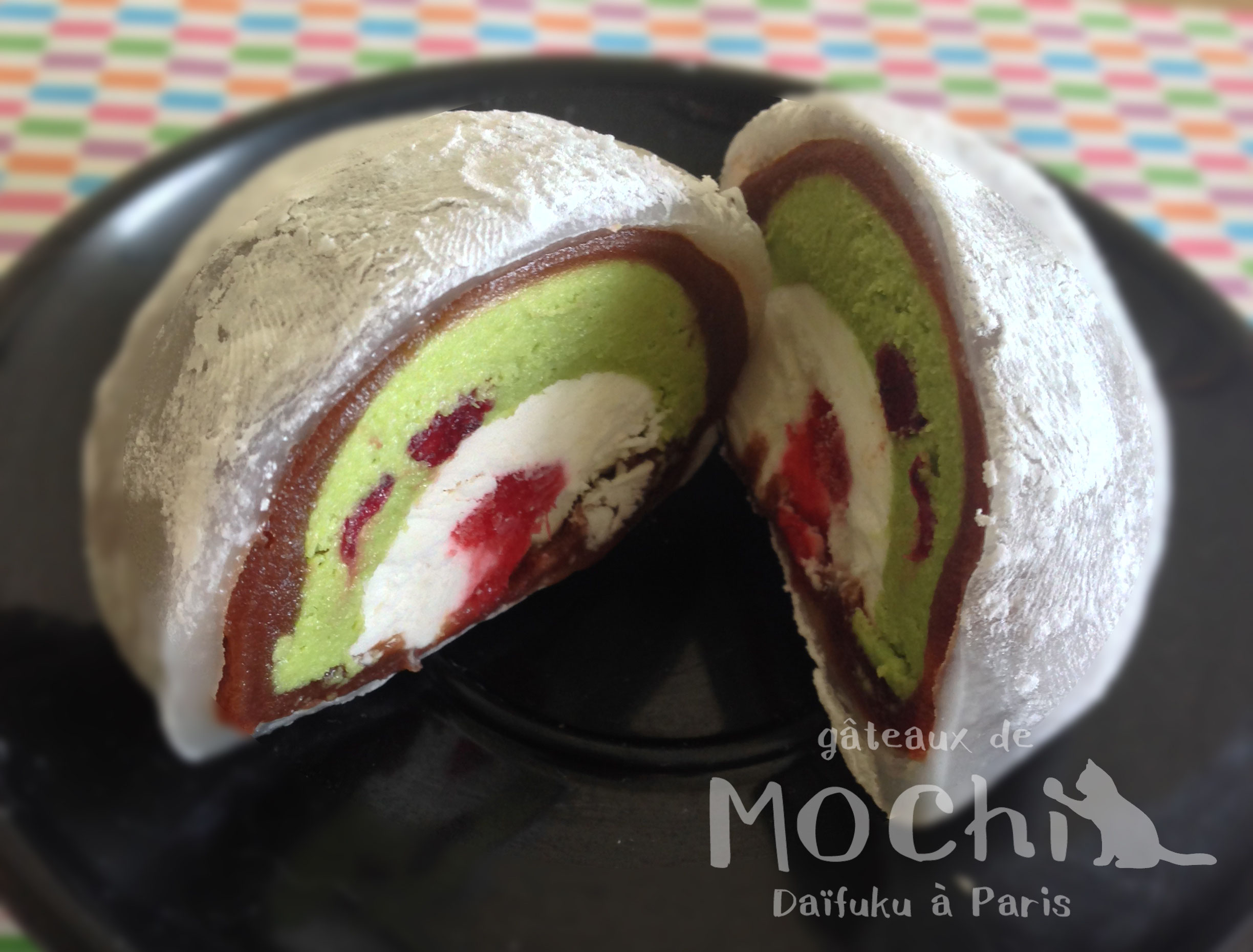 On peut acheter les mochis surgelés à la boutique - gateaux-de-mochi