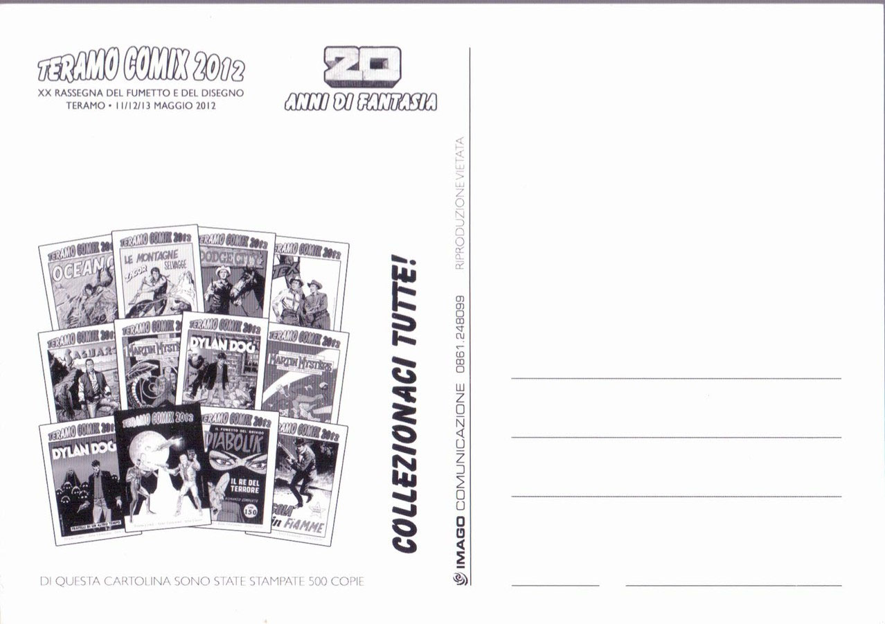 Teramo Comix - Tutte le cartoline di diabolik