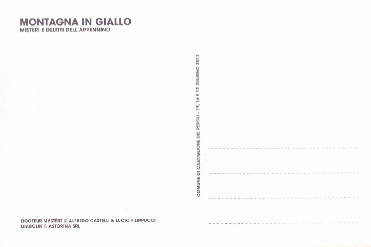 Montagna in Giallo - Tutte le cartoline di diabolik