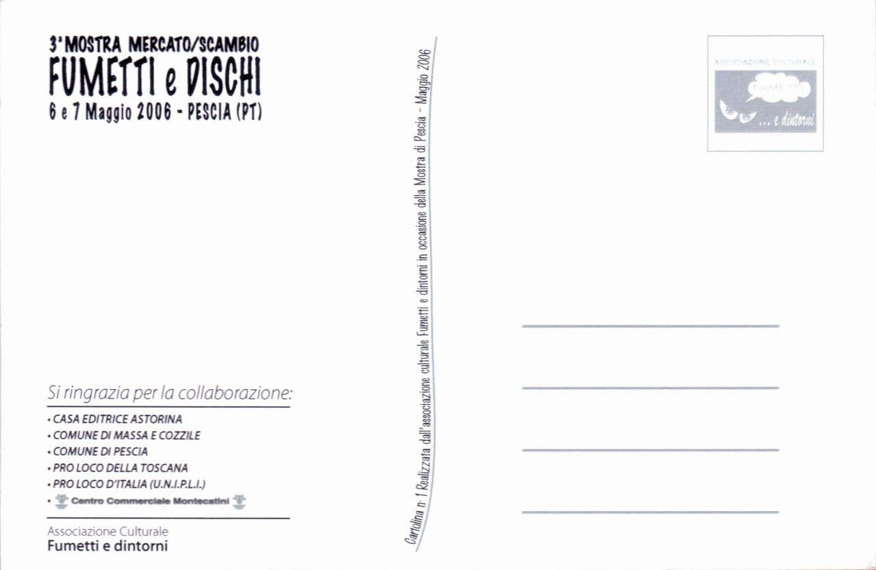 Associazione Culturale Fumetti ...e Dintorni - Tutte le cartoline di ...