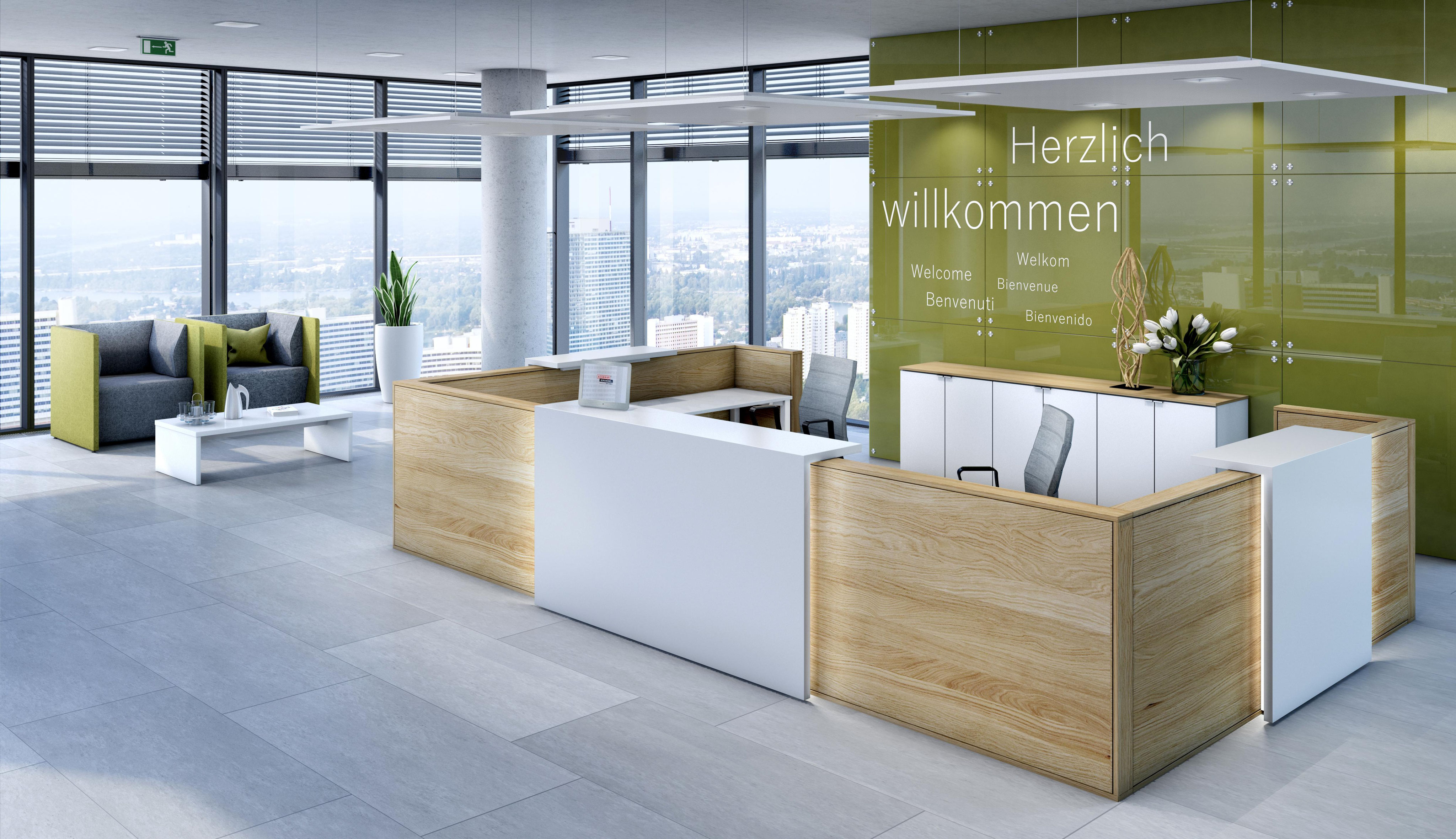 Empfang - USM und vitra für Trier und Luxembourg