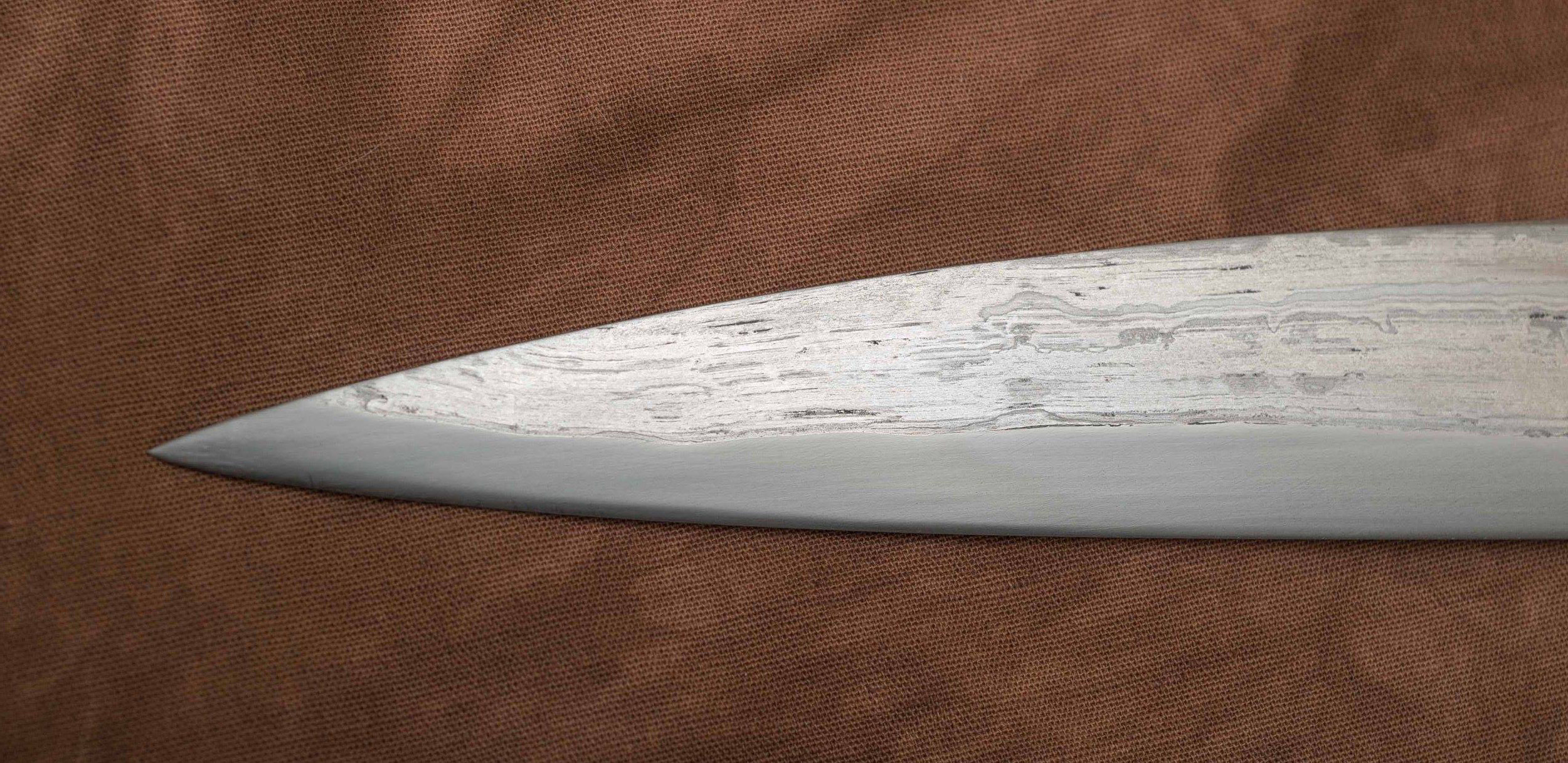 •Scramasaxe damassé, courant du VIIème siècle• - Gaël Fabre Swordsmith