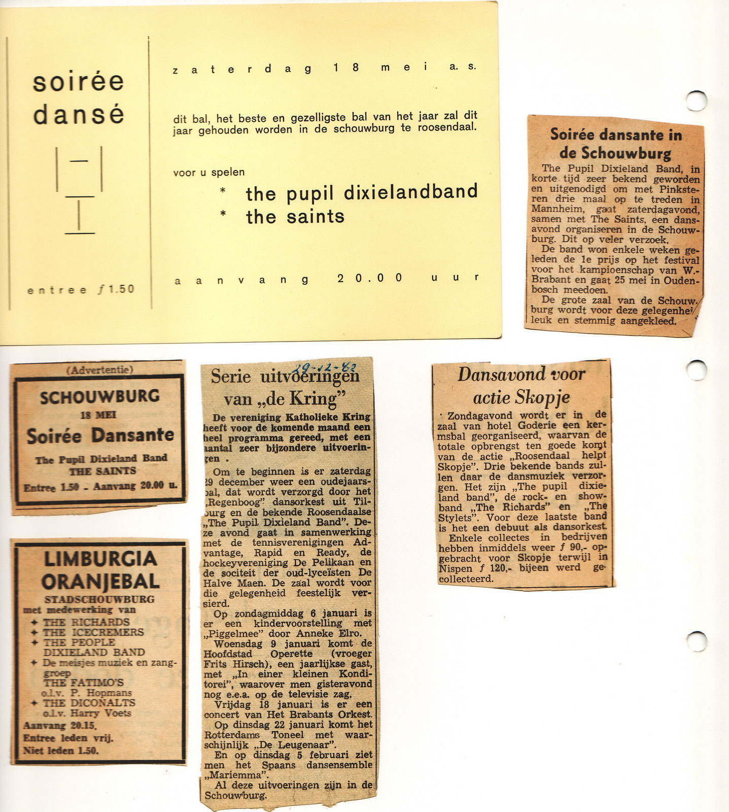 The Pupil Dixieland Band (Roosendaal begin jaren 60) - West-Brabants ...