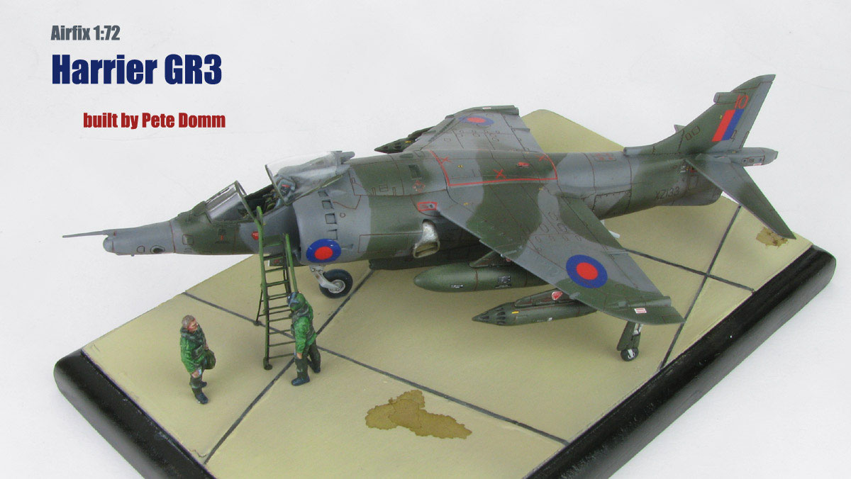 Harrier GR3 1:72 Airfix by Pete Domm - Modellschmiede Hämelerwald