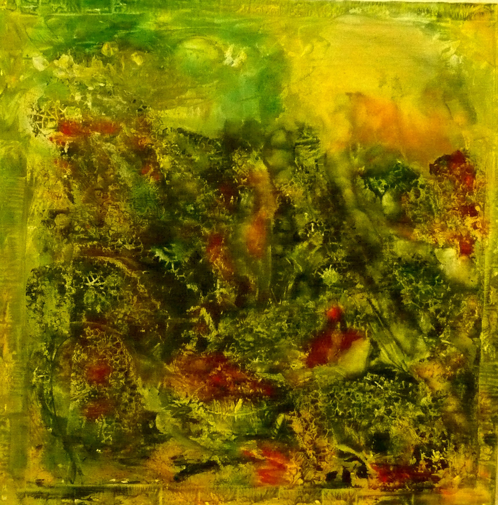 Abstrakt - Encaustic-Kunst
