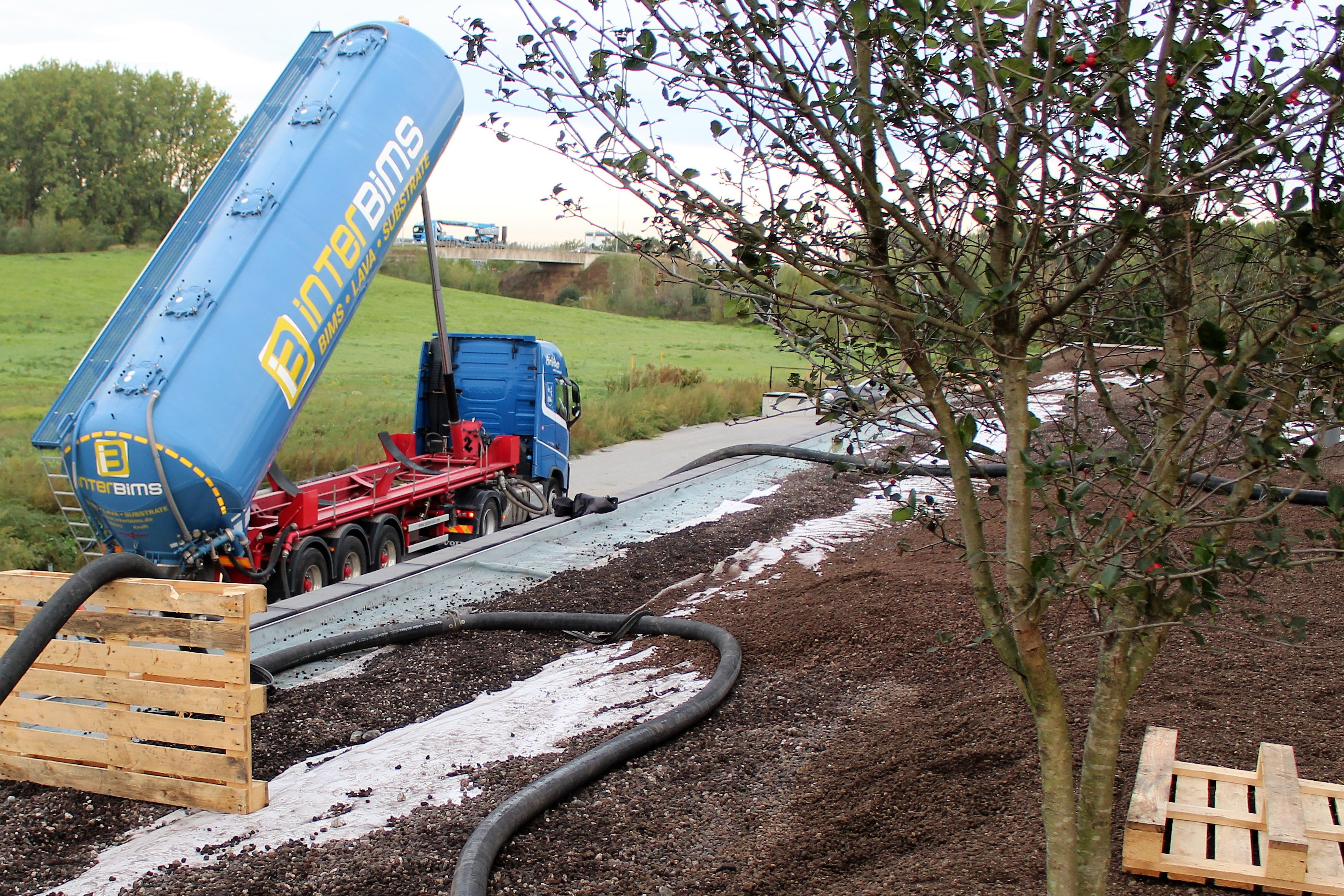 Intensive Dachbegrünung, Gründach Substrat - iNTERBiMS