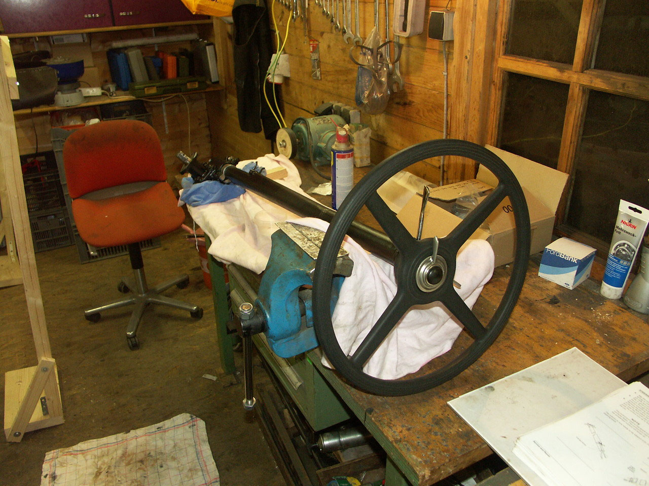 Steering Column - Ford Model A - 1930 Briggs TownSedan Restoration Project