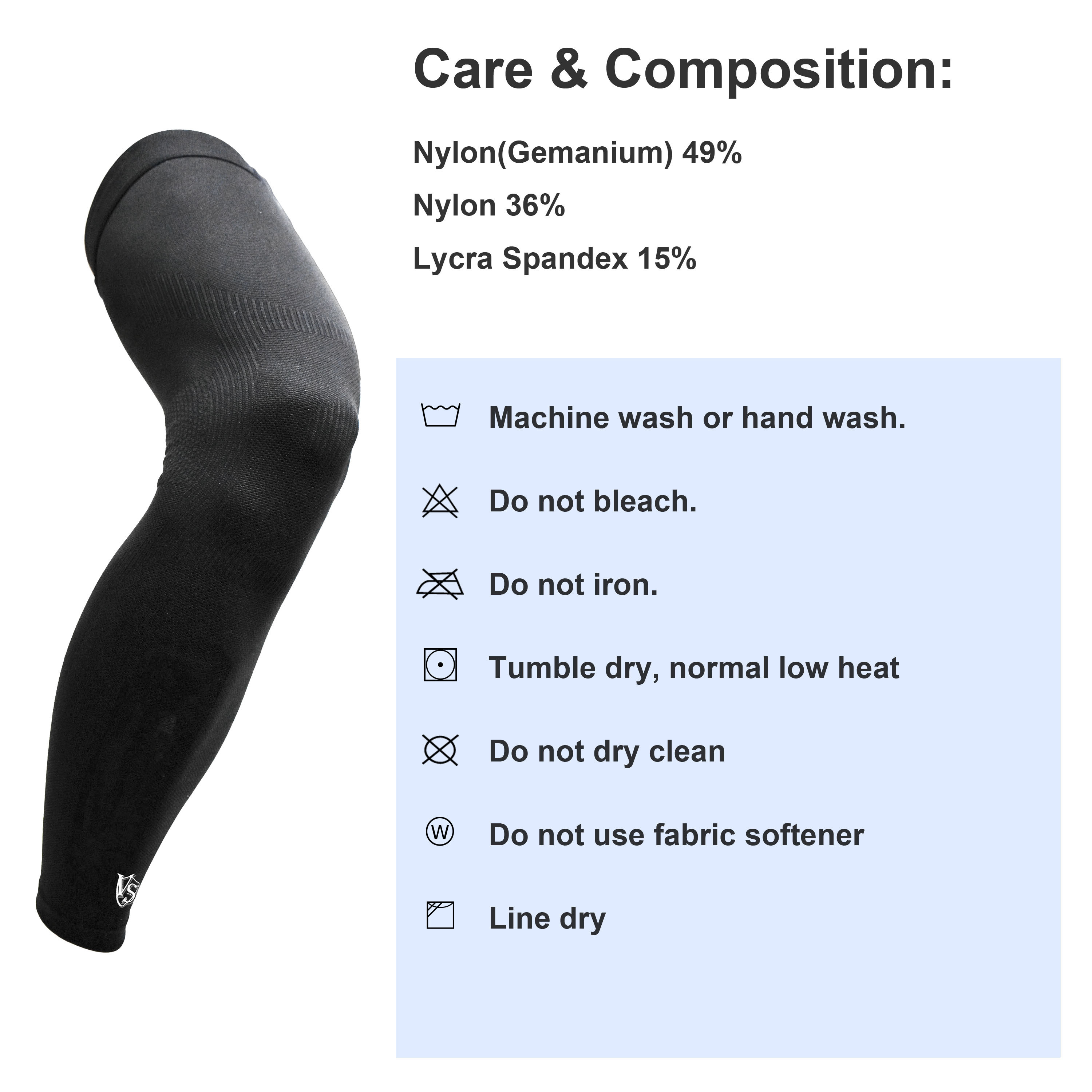 Recovery Compression Full Leg Sleeves - VITAL SALVEO