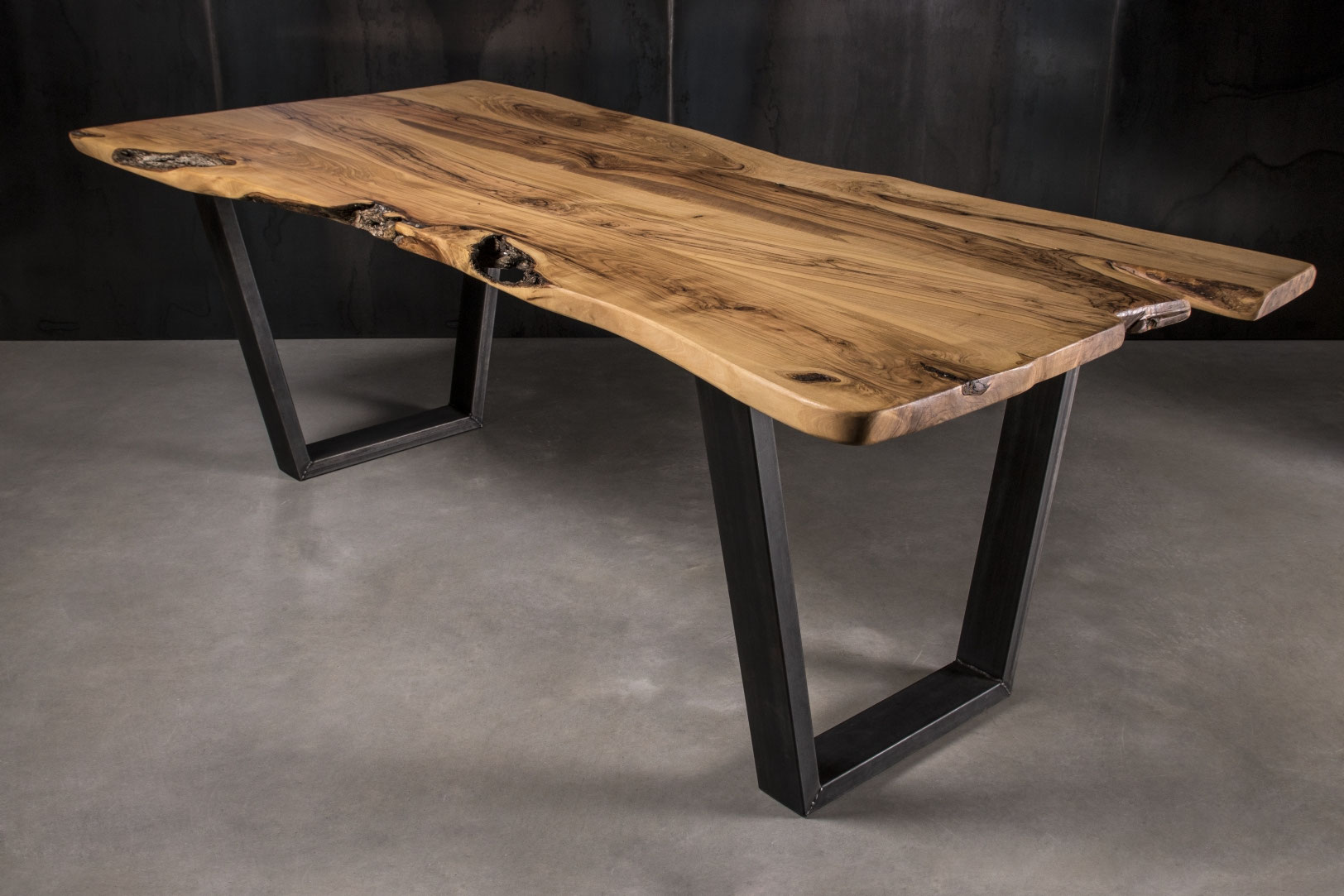 Massiven Olivenholz, Olivenbaum - Baumkante Waldkante - MÖBELLOFT