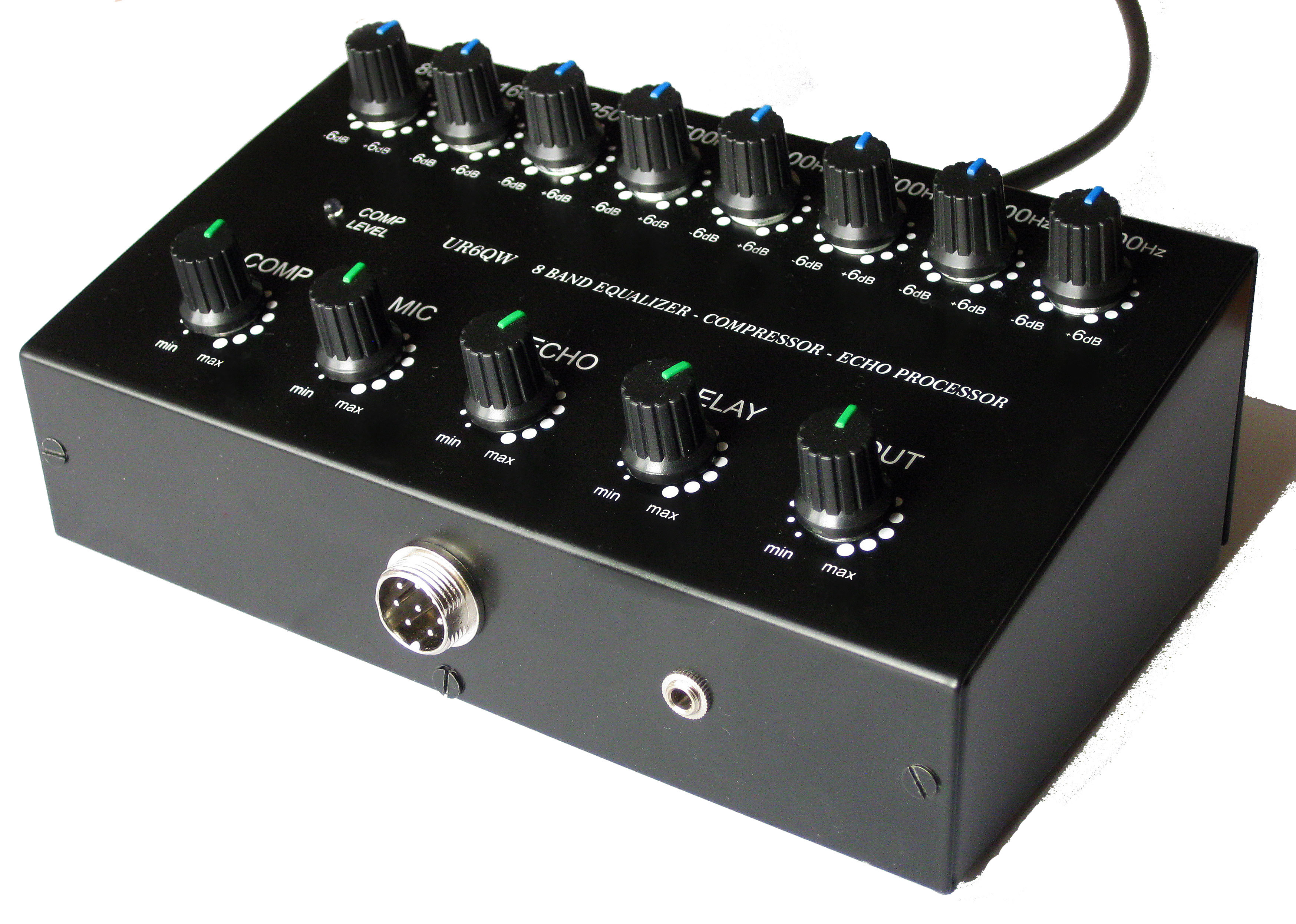 Sound 8 band Equalizer With Compressor Low Noise Preamp And Echo Sound 8 band Equalizer With Compressor Low Noise Preamp And Echo