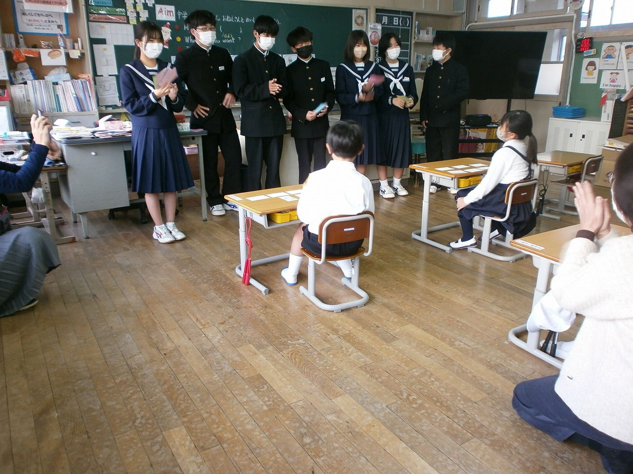 小中英語交流がありました - tonomiej ページ！