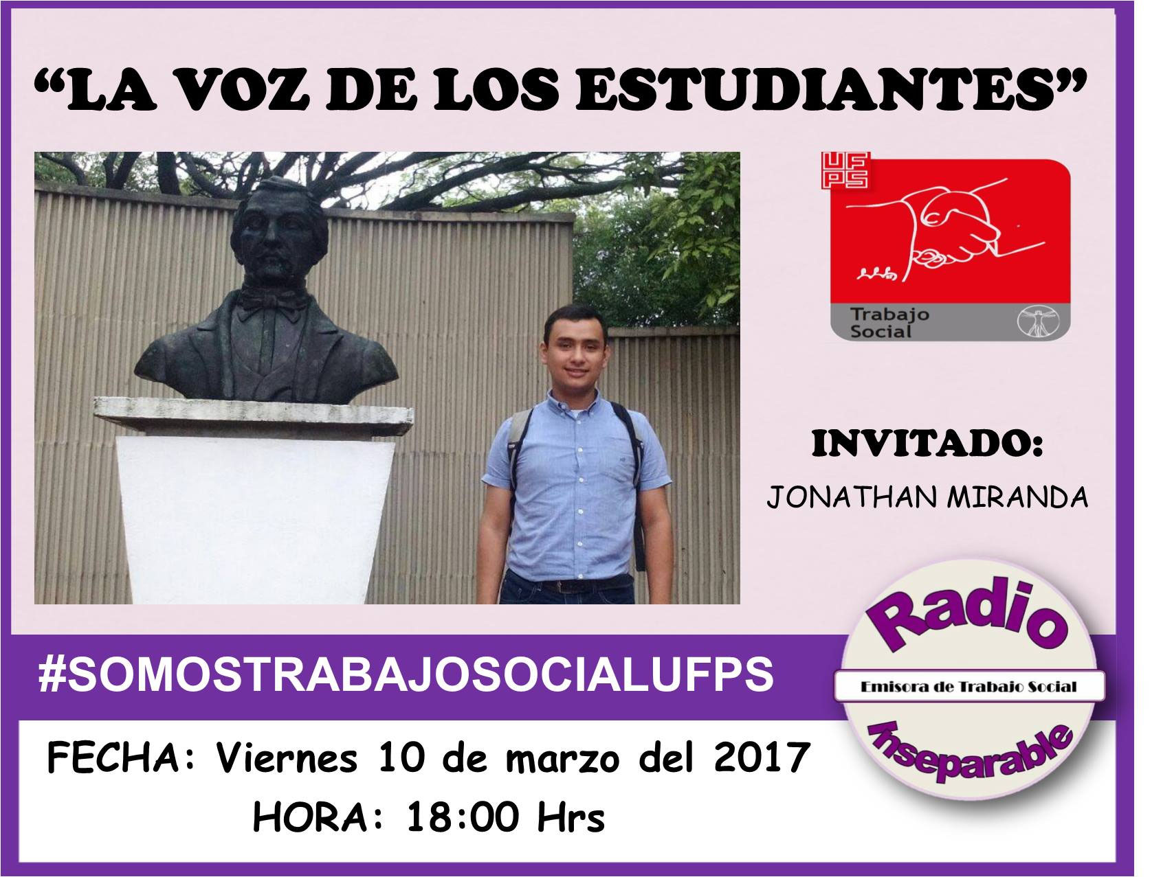 La Voz de los Estudiantes #2 | Jonathan Miranda - Radio Inseparable