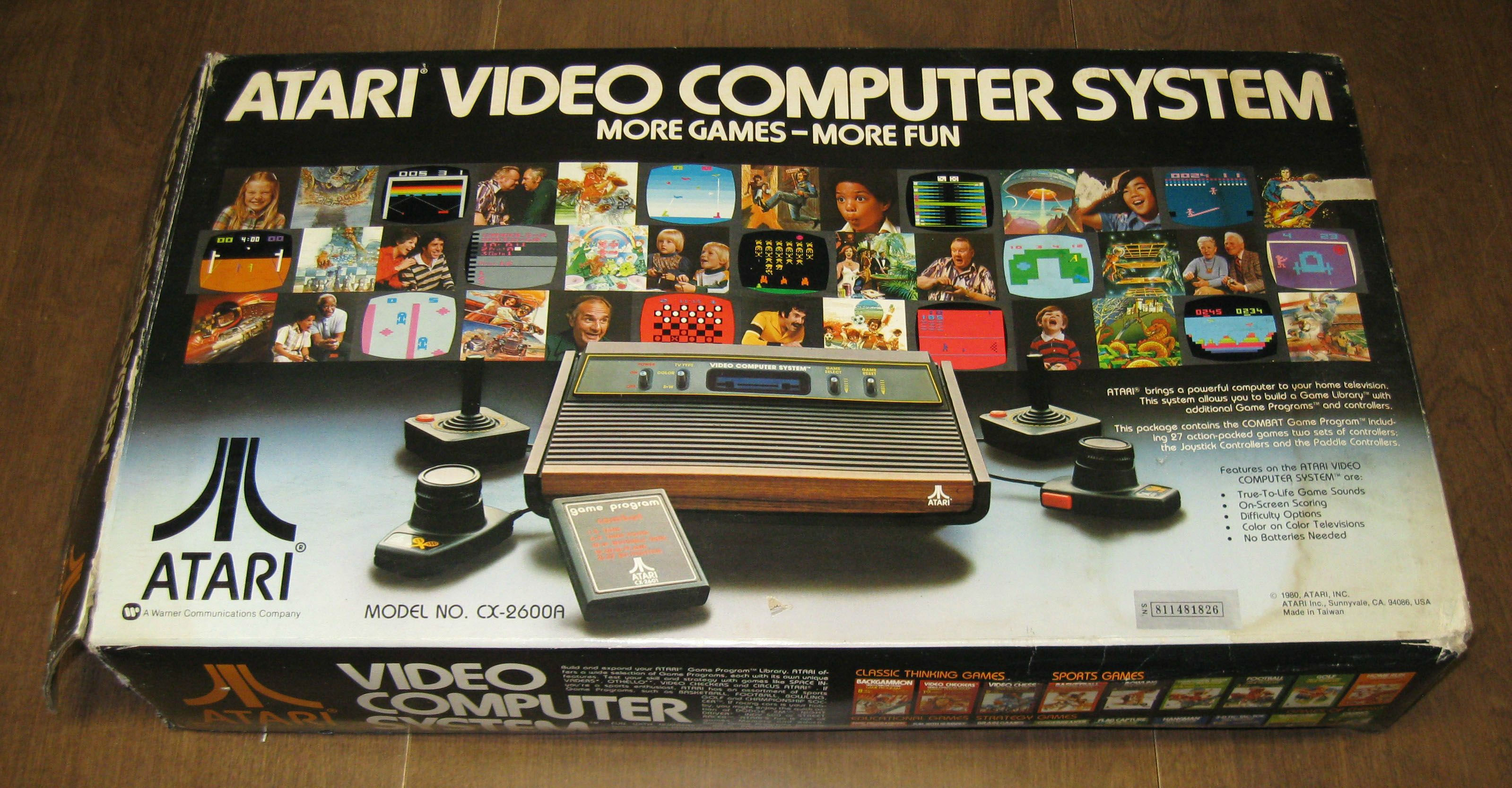 Atari 2600 box variations - The Database for all console colors and ...