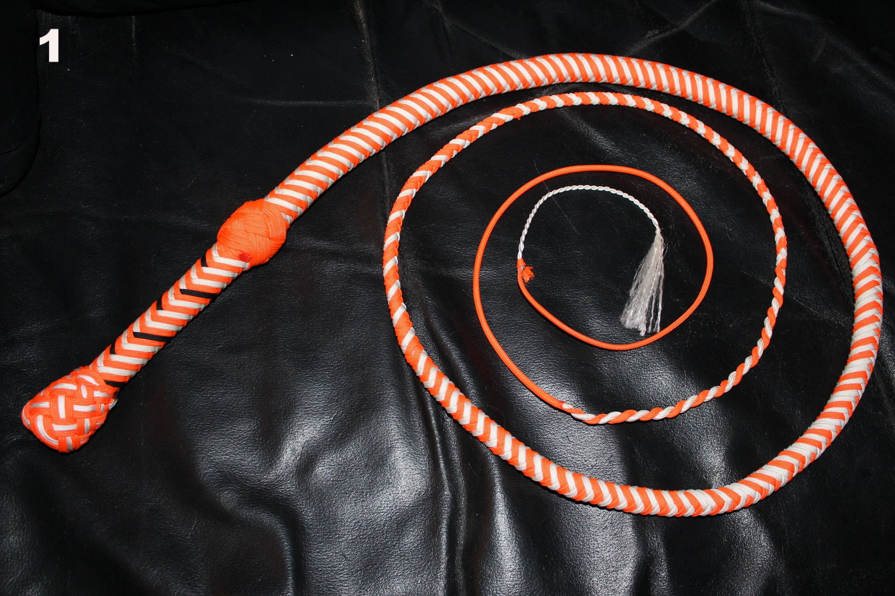 16 plait bullwhips - silverwhips