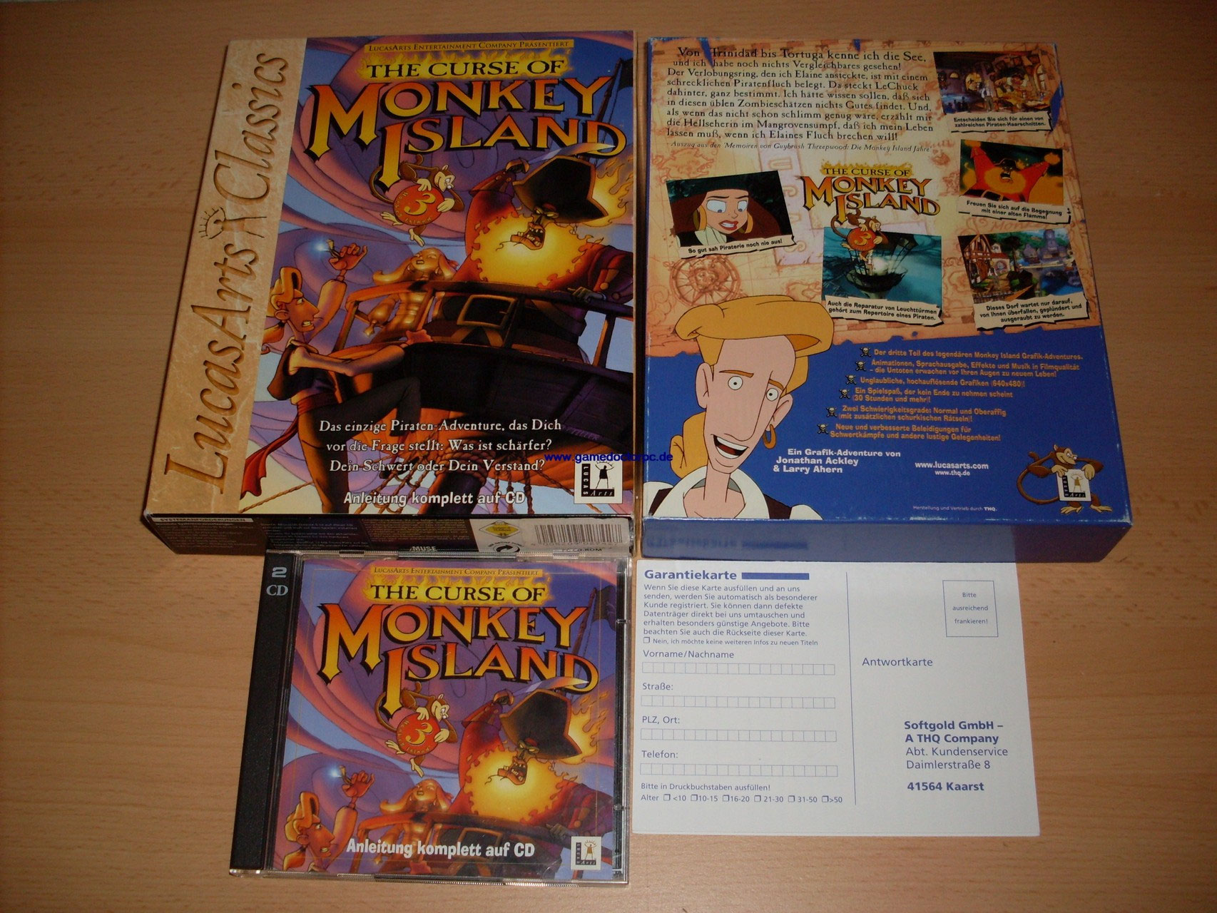 The Curse of Monkey Island (Monkey Island 3) auf Windows XP + Windows ...