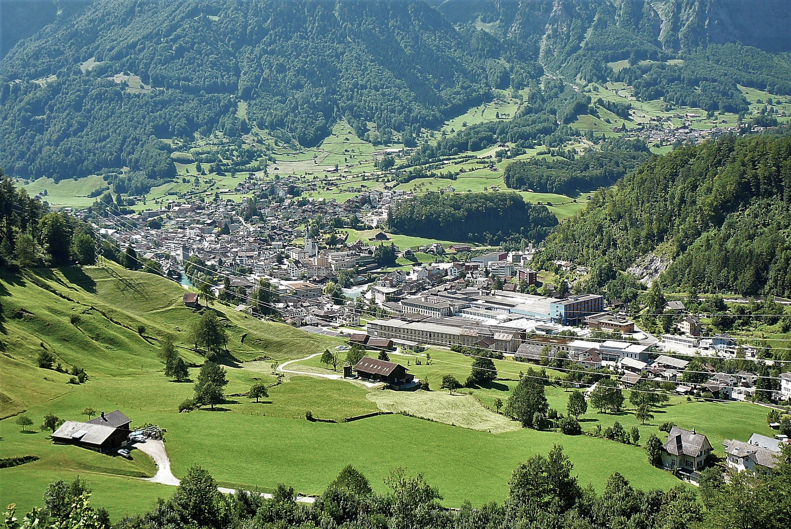 Sool von der neuen Waldstrasse aus: Sommer 2017 - dorfmuseumsools Webseite!