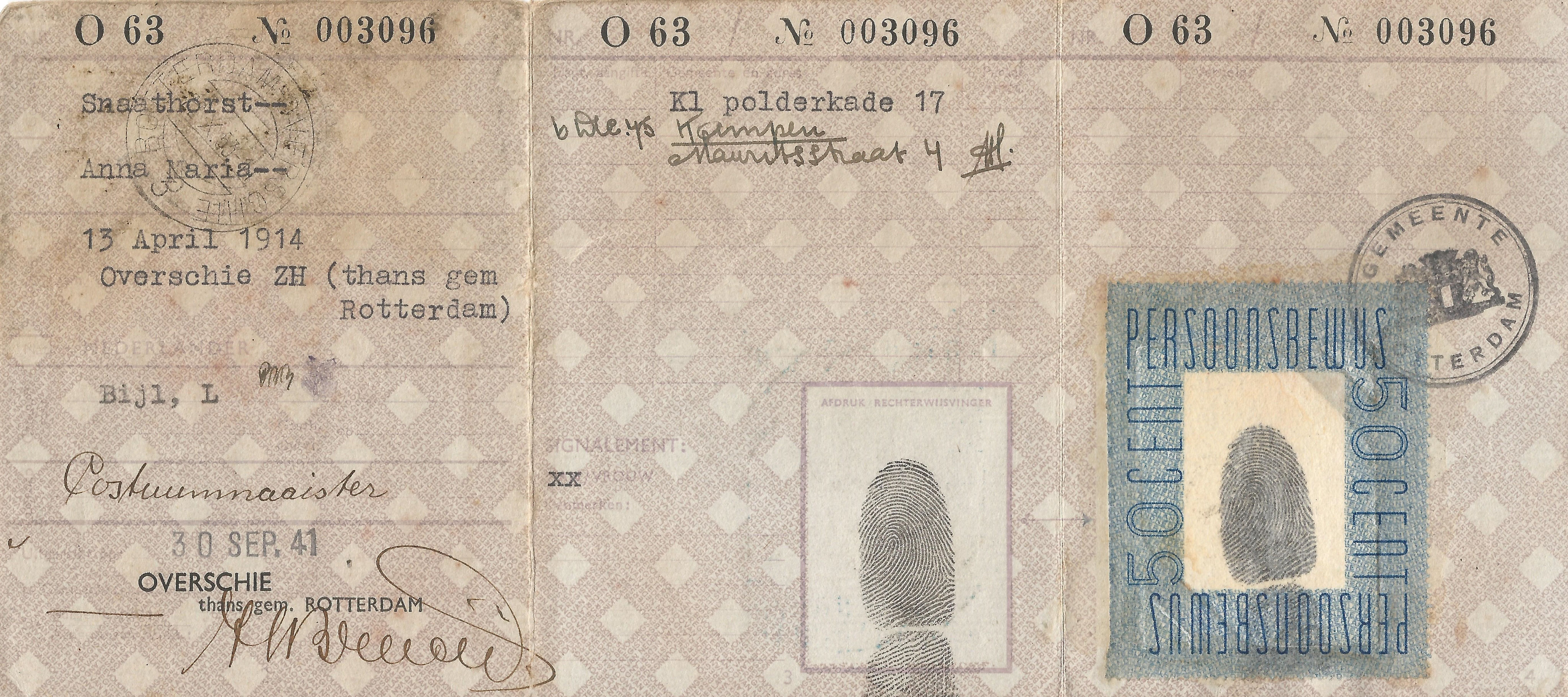 Bezetting - De website van overschie4045!