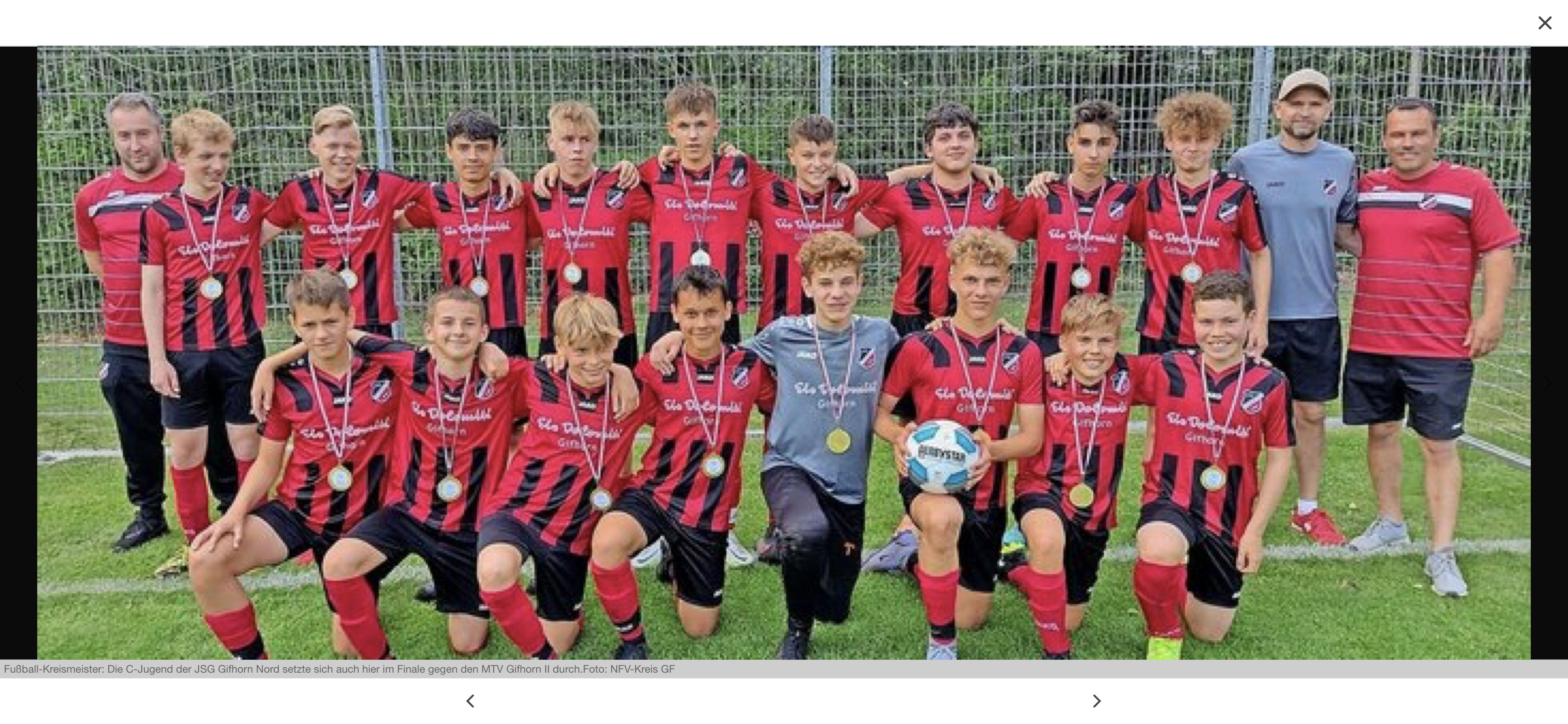 C und B Jugend der JSG Kreismeister - Kästorf