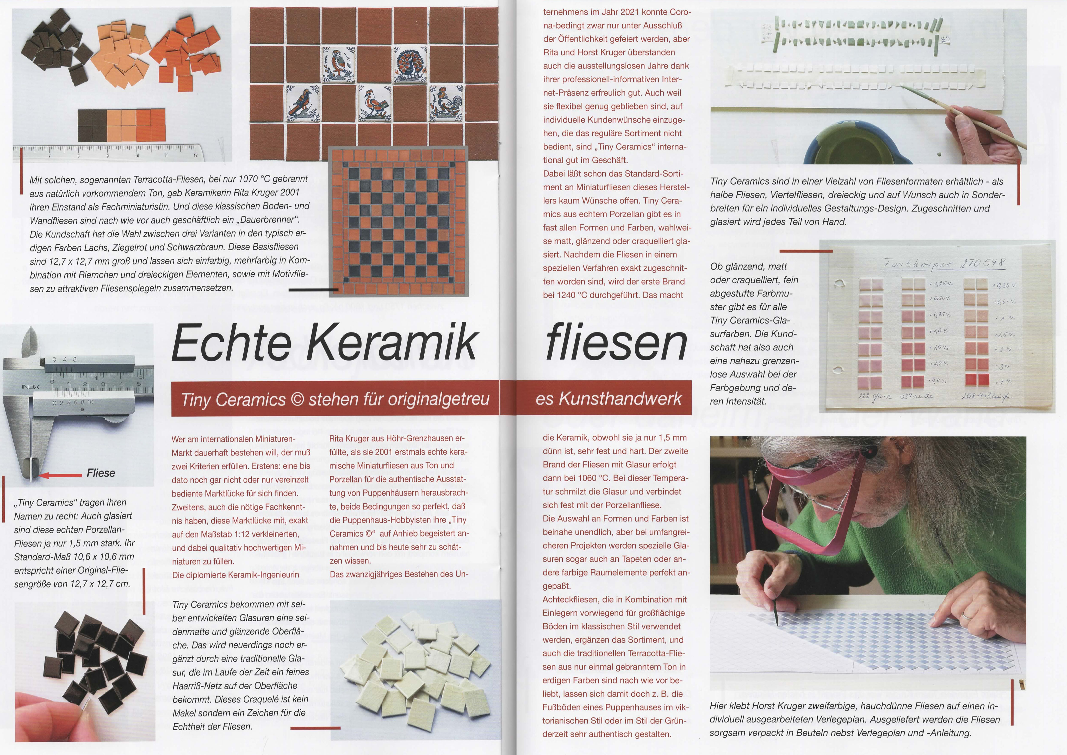 Tiny Ceramics - Real Miniature Tiles - tiny-ceramics, real ceramic ...