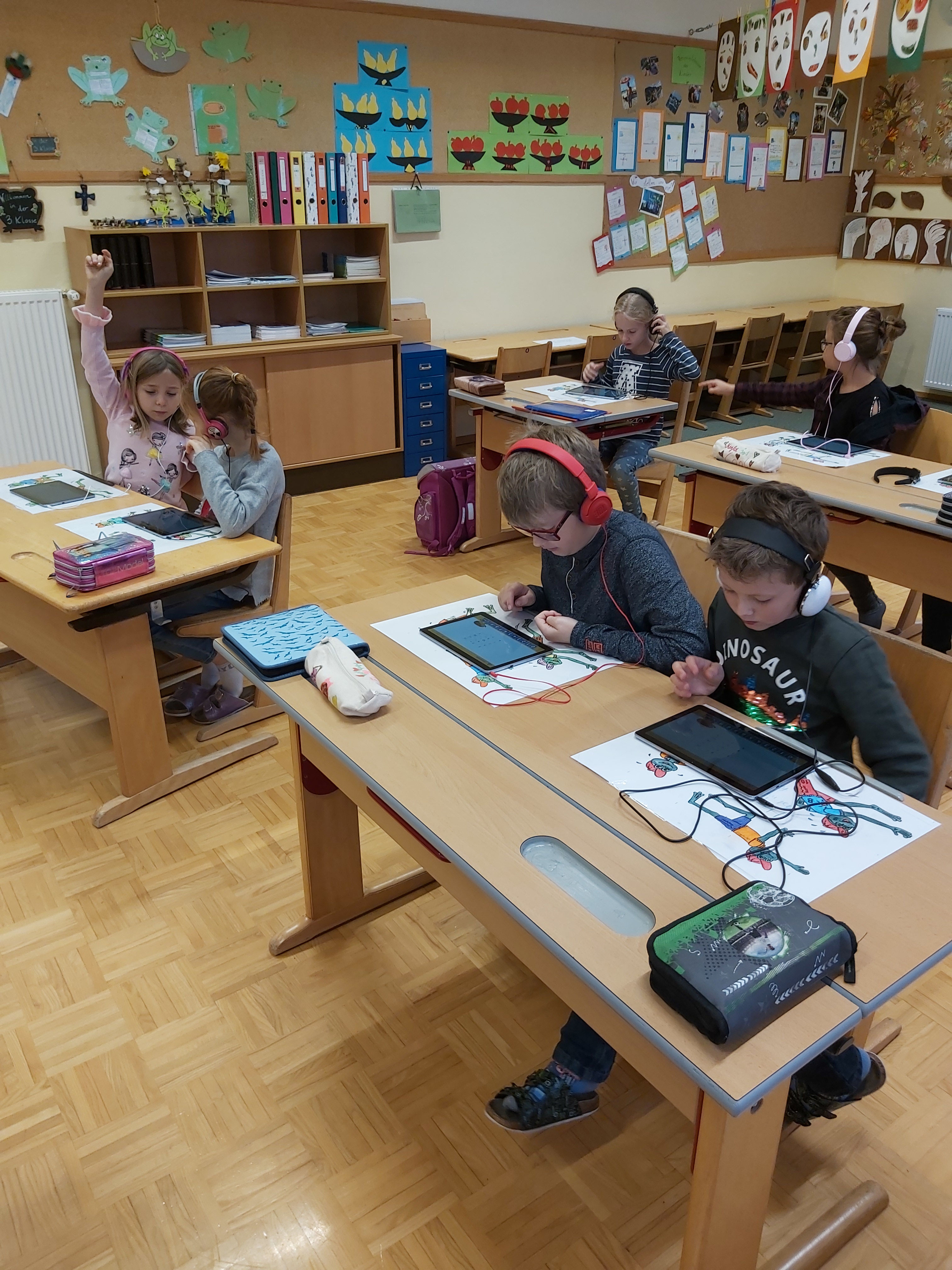 Unterricht mit den Tablets - VS Techelsberg