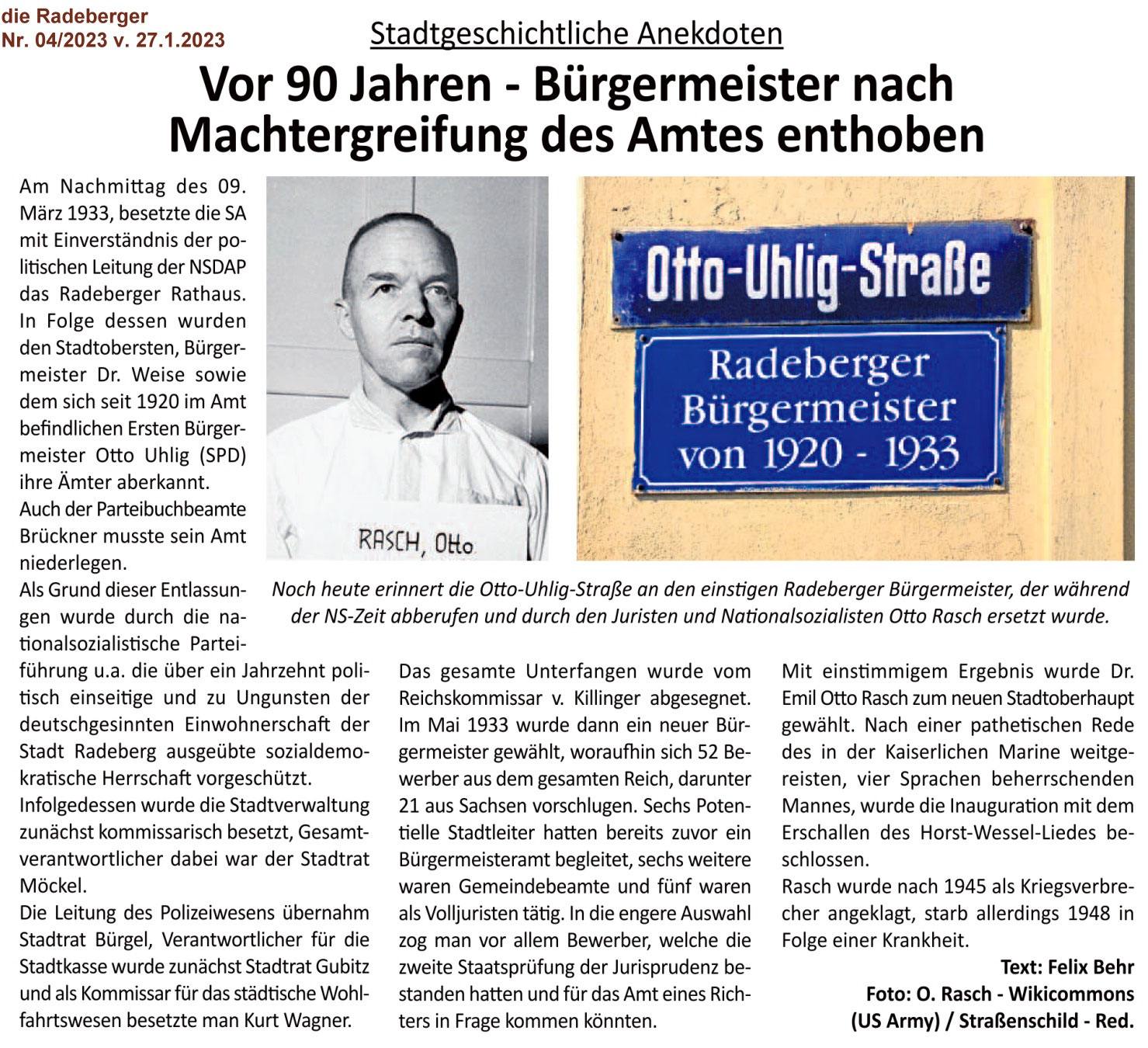 Der Schoß ist fruchtbar noch, aus dem das kroch... (B. Brecht ...