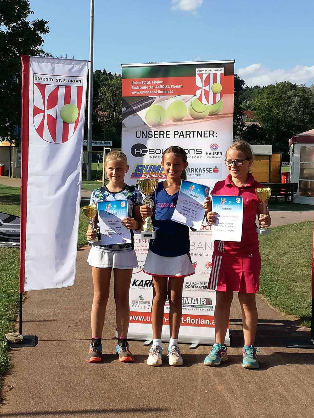 U10 Landesmeisterin Emma- Sophie Reiter - USC Attergau Tennis