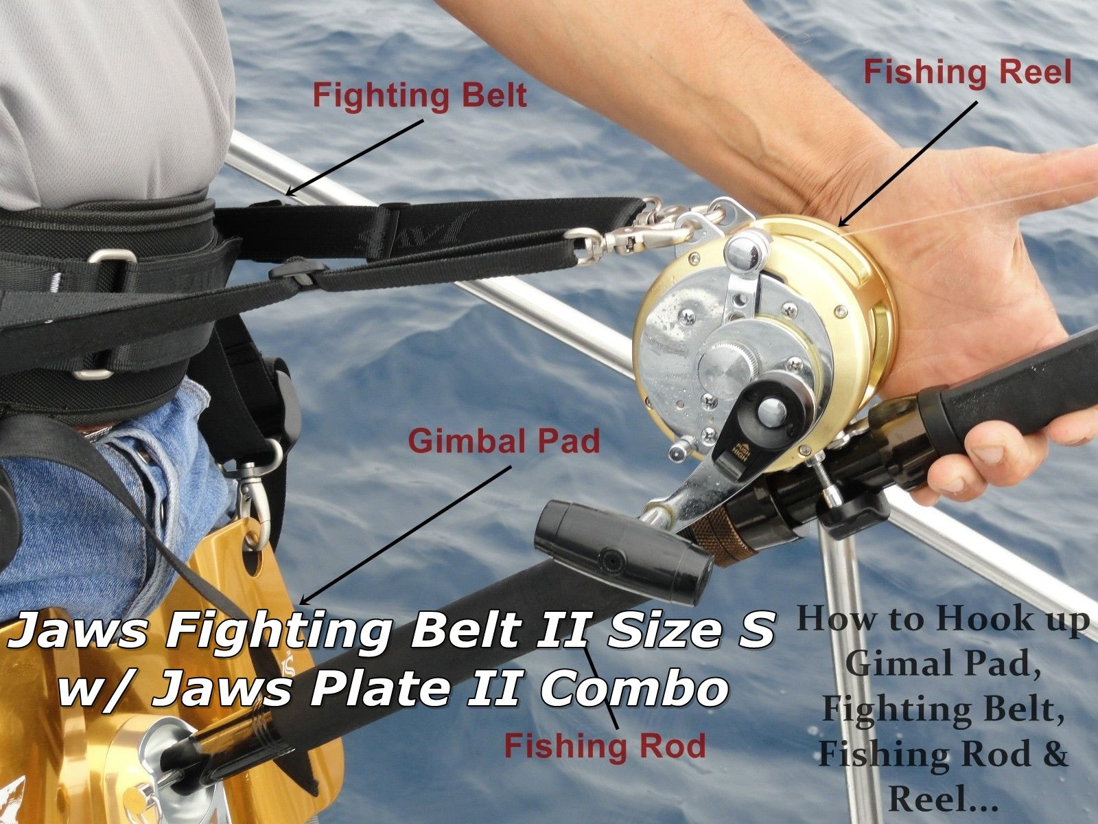 Fighting Belt & Gimbal Pad - PBM Fishing