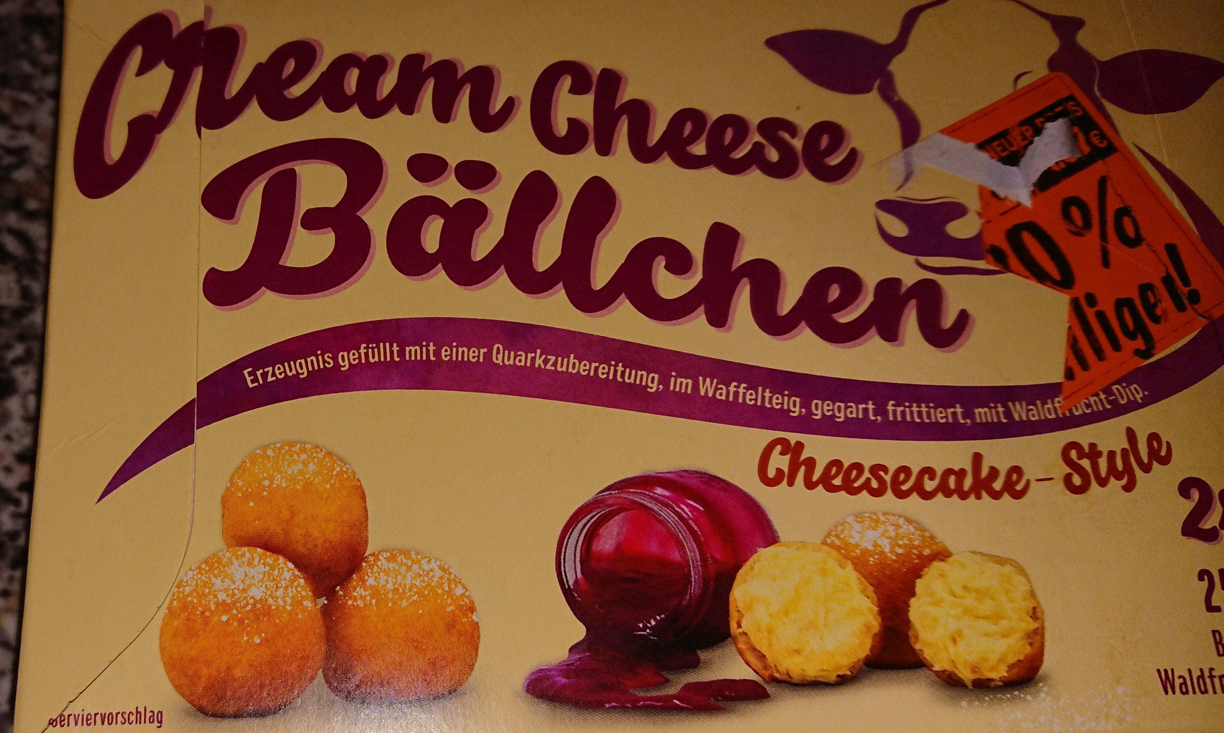 Cream Cheese Bällchen - zuckerwelt im test