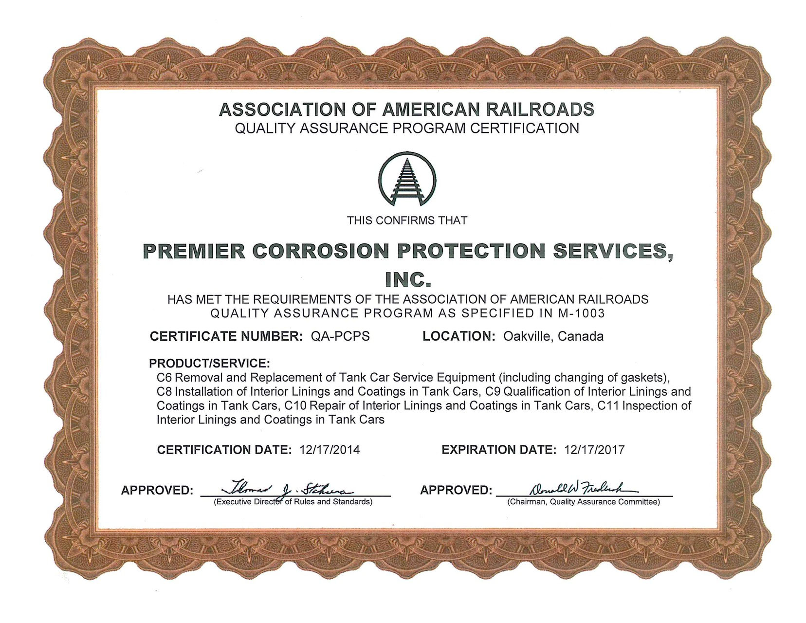 Certificates - Premier CPS