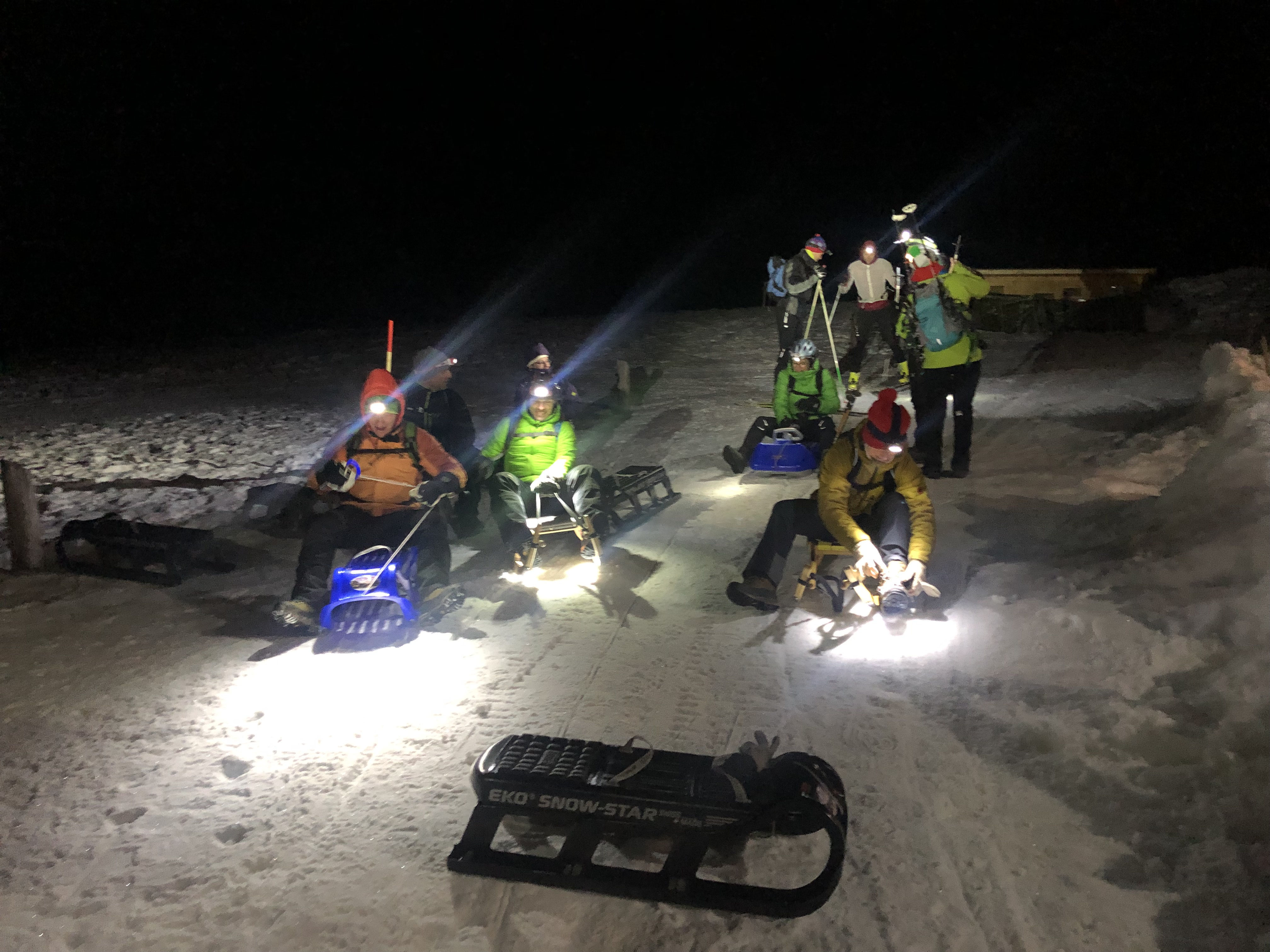 Noleggio slitte - Capanna Gorda