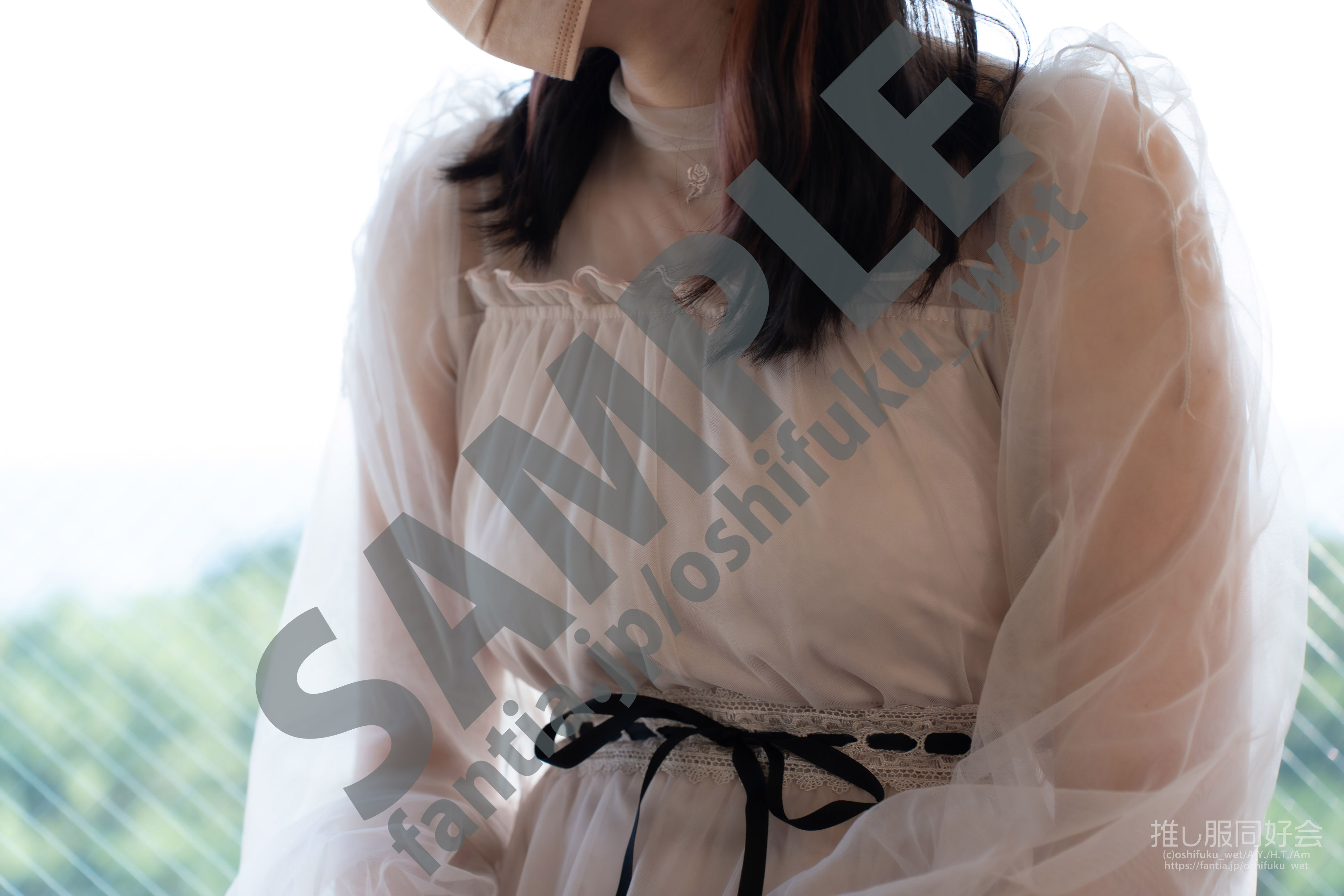 #6「シースルーチュールワンピース」 - oshifuku-wet ページ！