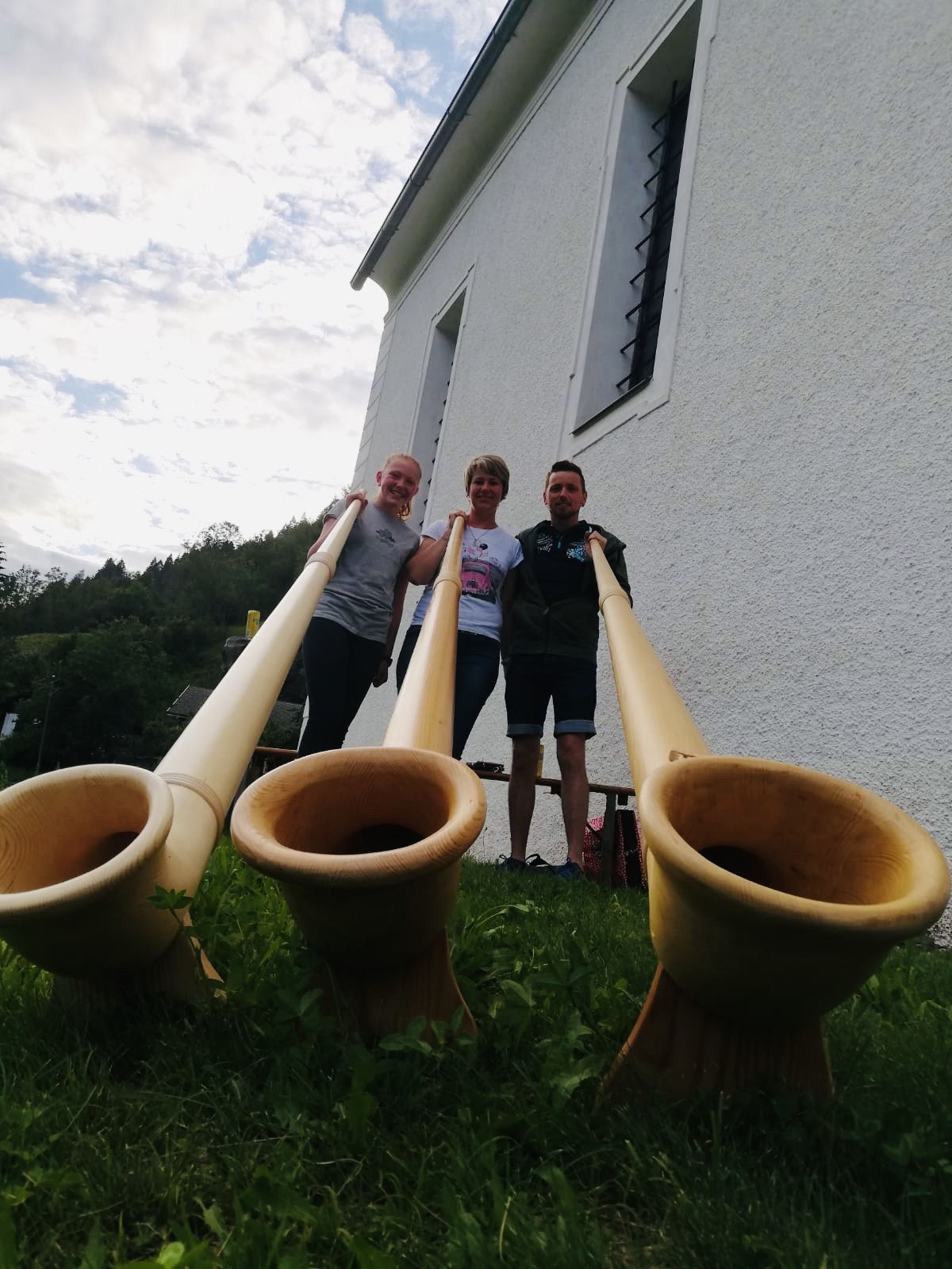 Alphornsession Hans Stofer u Elke - Tresdorf