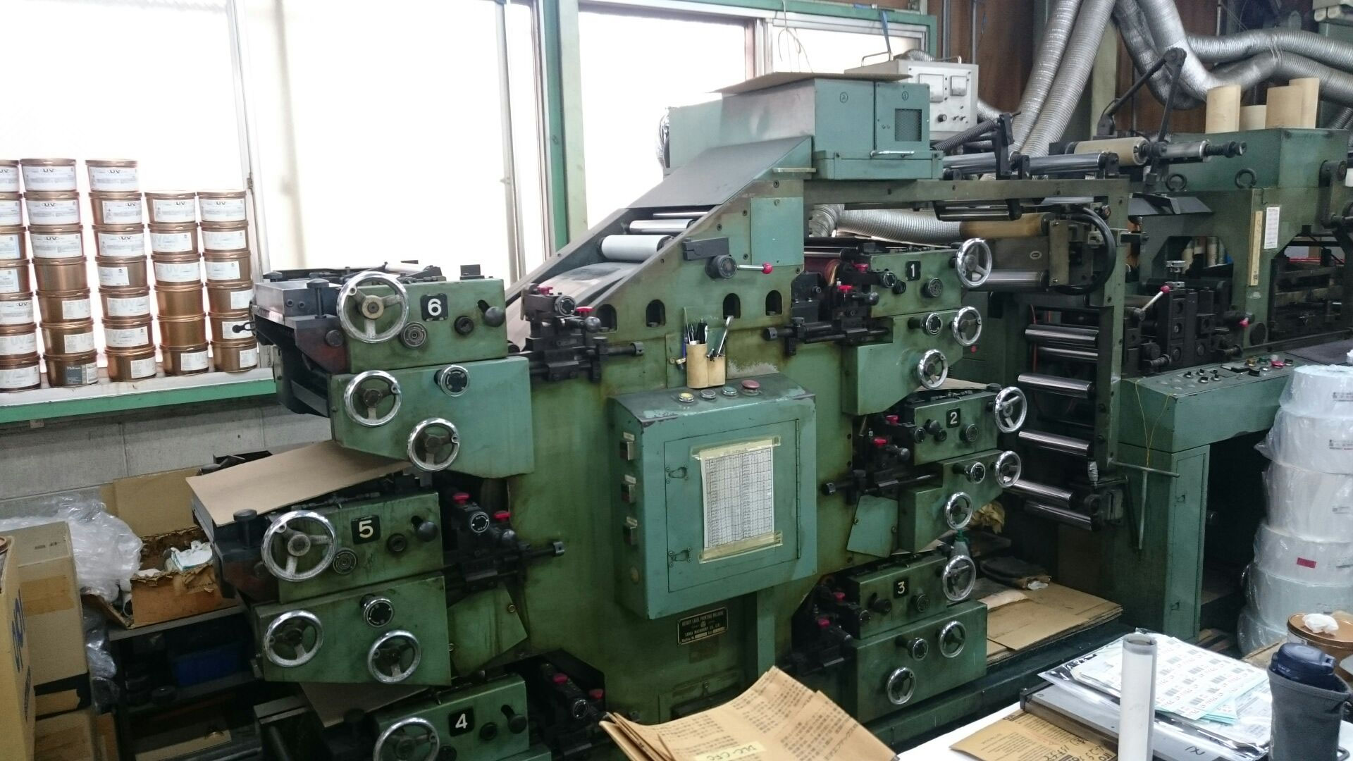 Sanki machinery made Rotary screen printing machine - KRD Japan