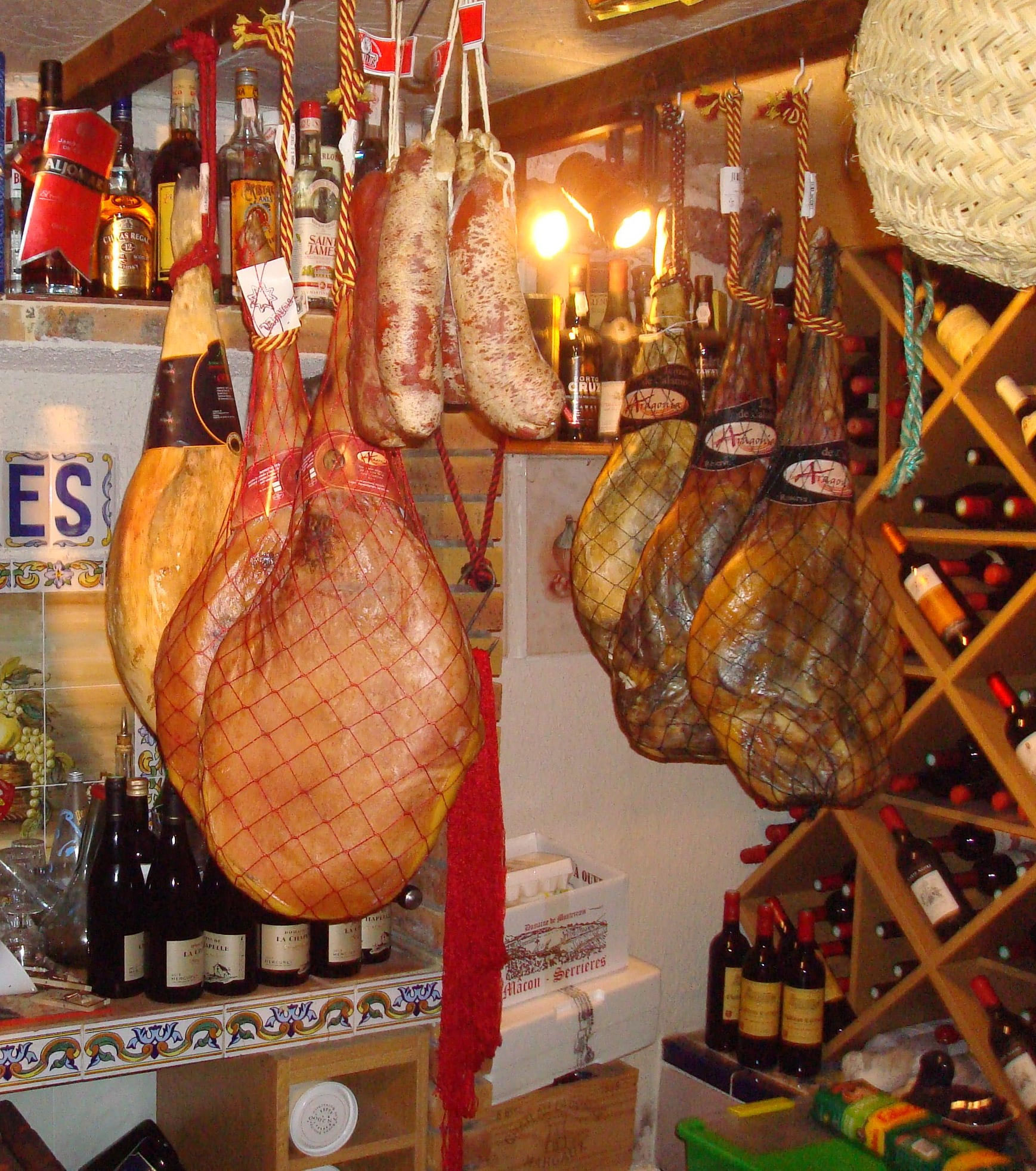Jambon Serrano de Teruel entier désossé Jambon de Calamocha, province ...