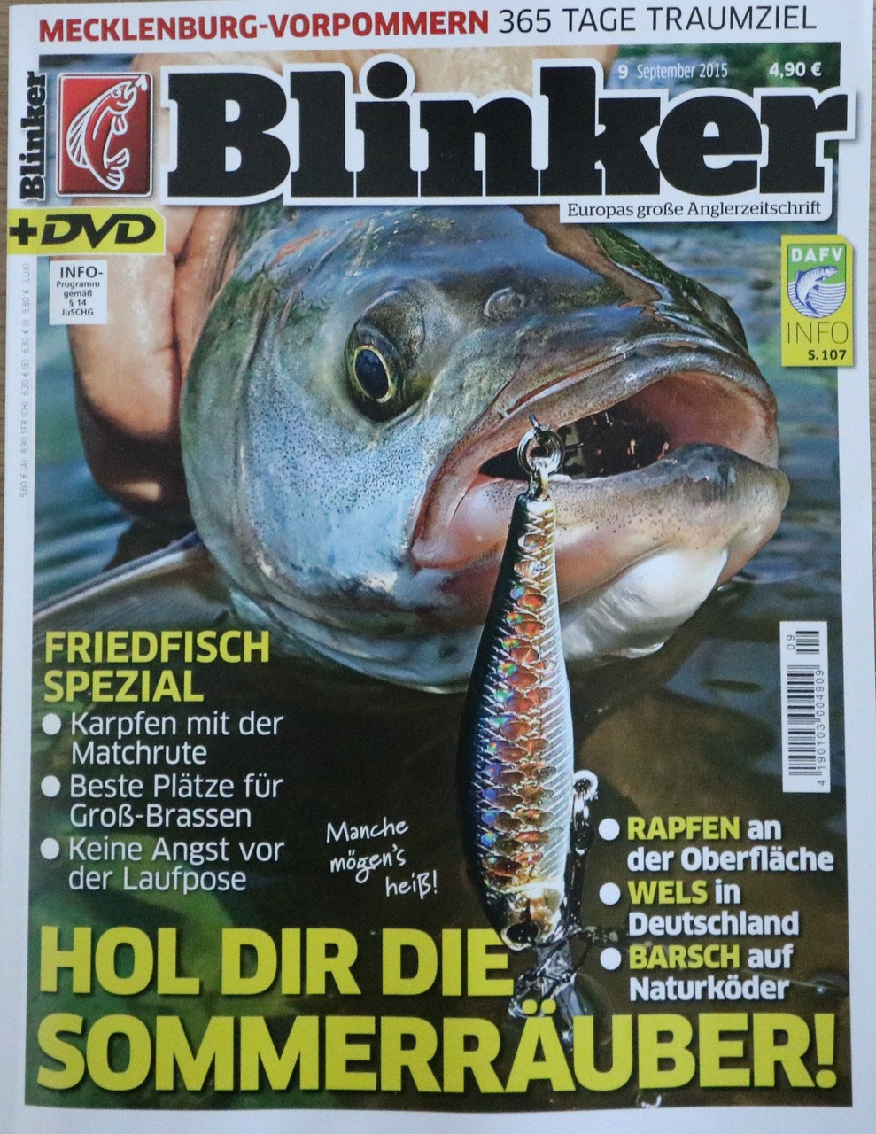 Auf der Blinker DVD Veit Wilde und John Chowns in Holland - Groß Hecht ...