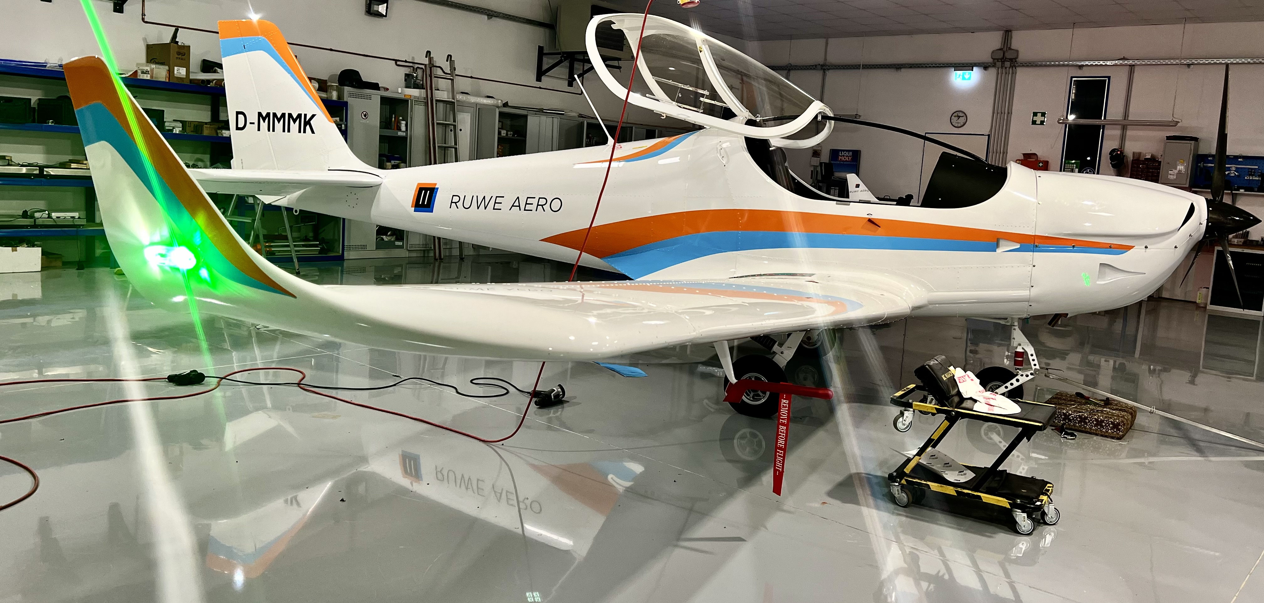 D-MMMK Eurostar EV97 SL - Flugschule RUWE AERO Rundflug Berlin Brandenburg