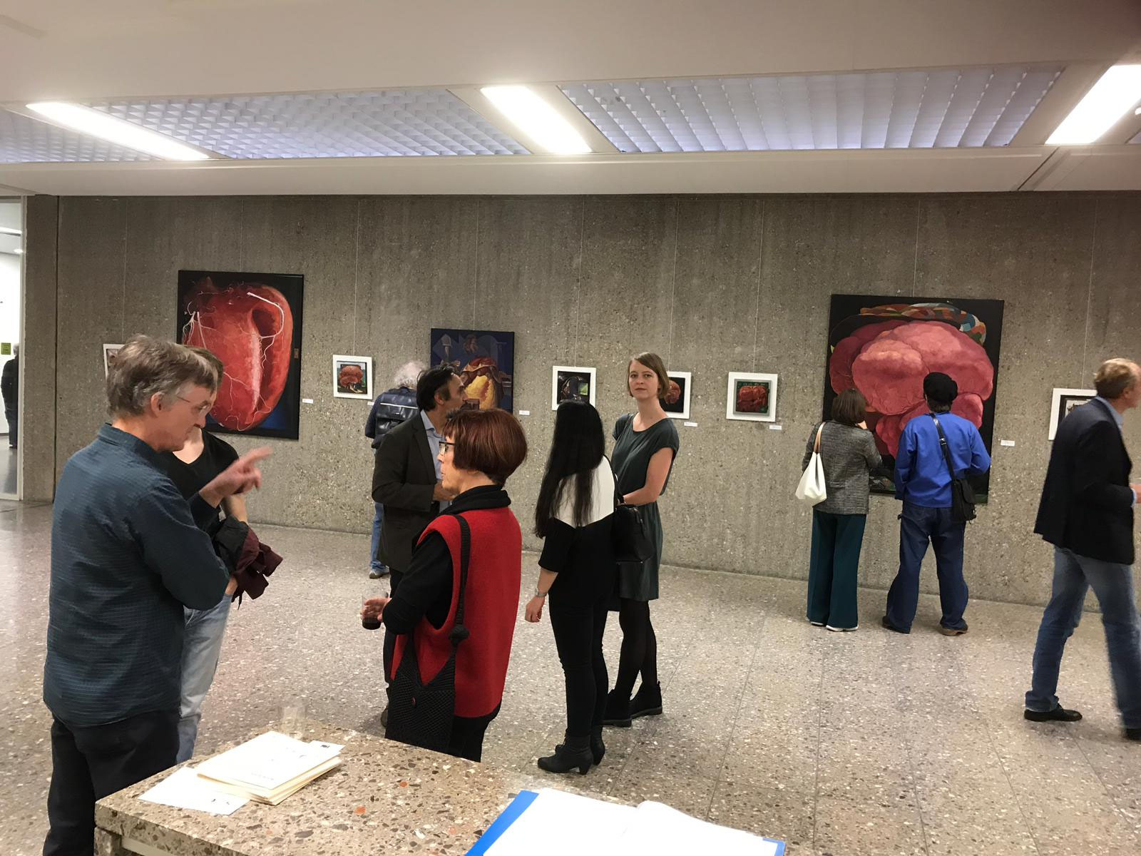 Human organ Painting-Ausstellung-Köln - Art realistic Cologne ...