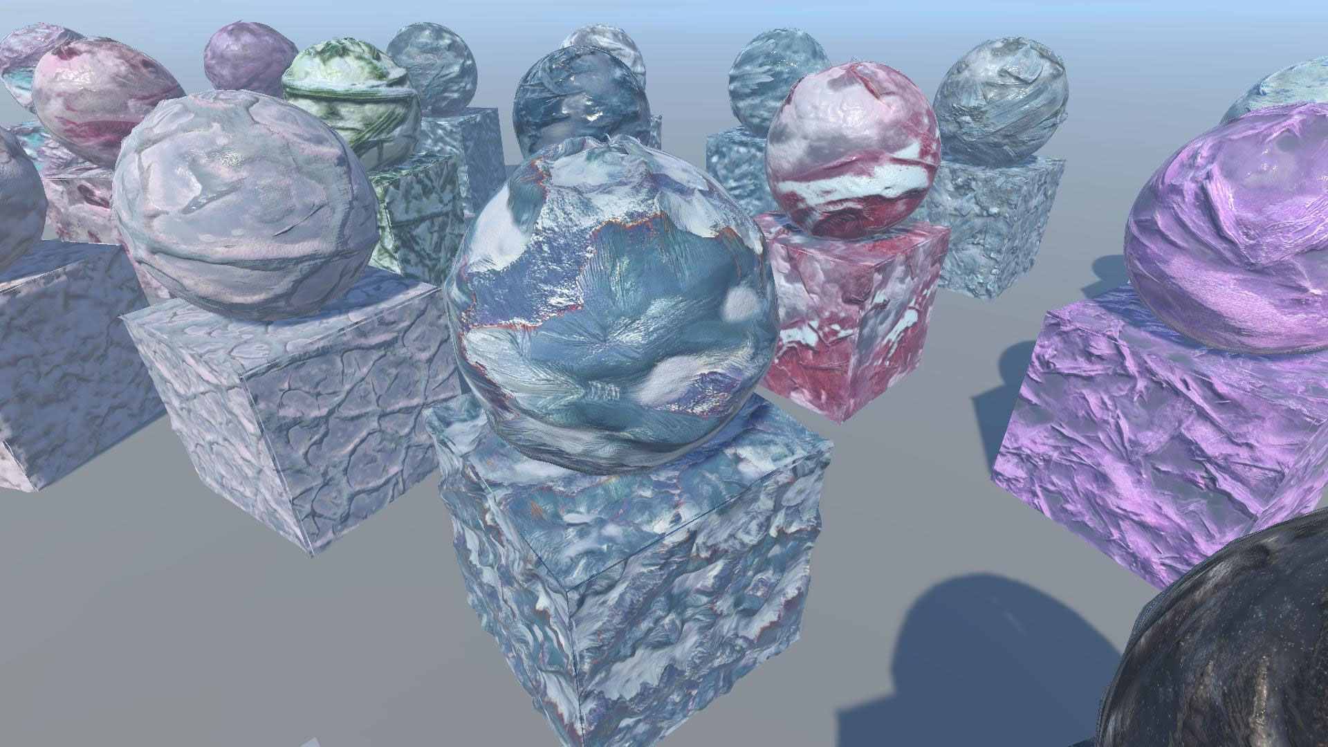 alien snow & ice Material pack - DLNK Artworks